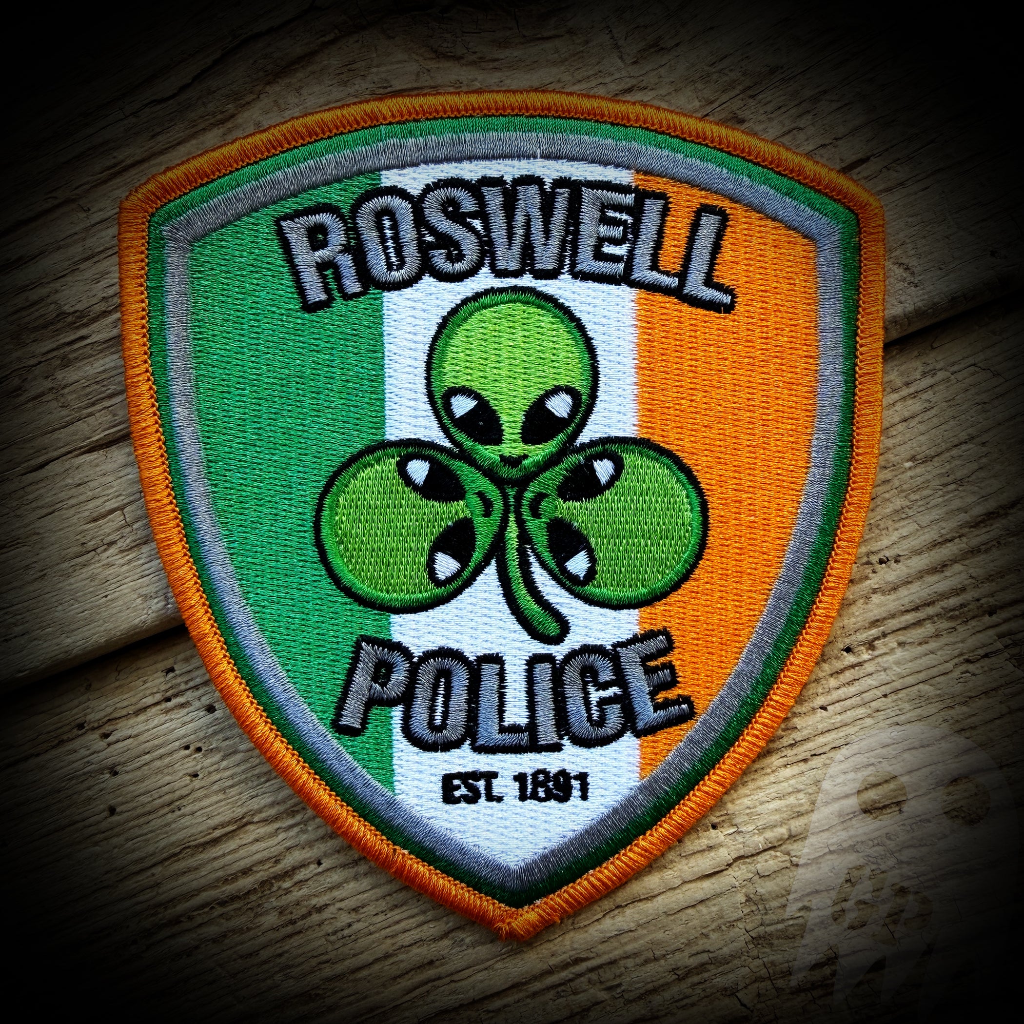 2026 Irish - Roswell, NM PD 2026 Irish Patch – GHOST PATCH