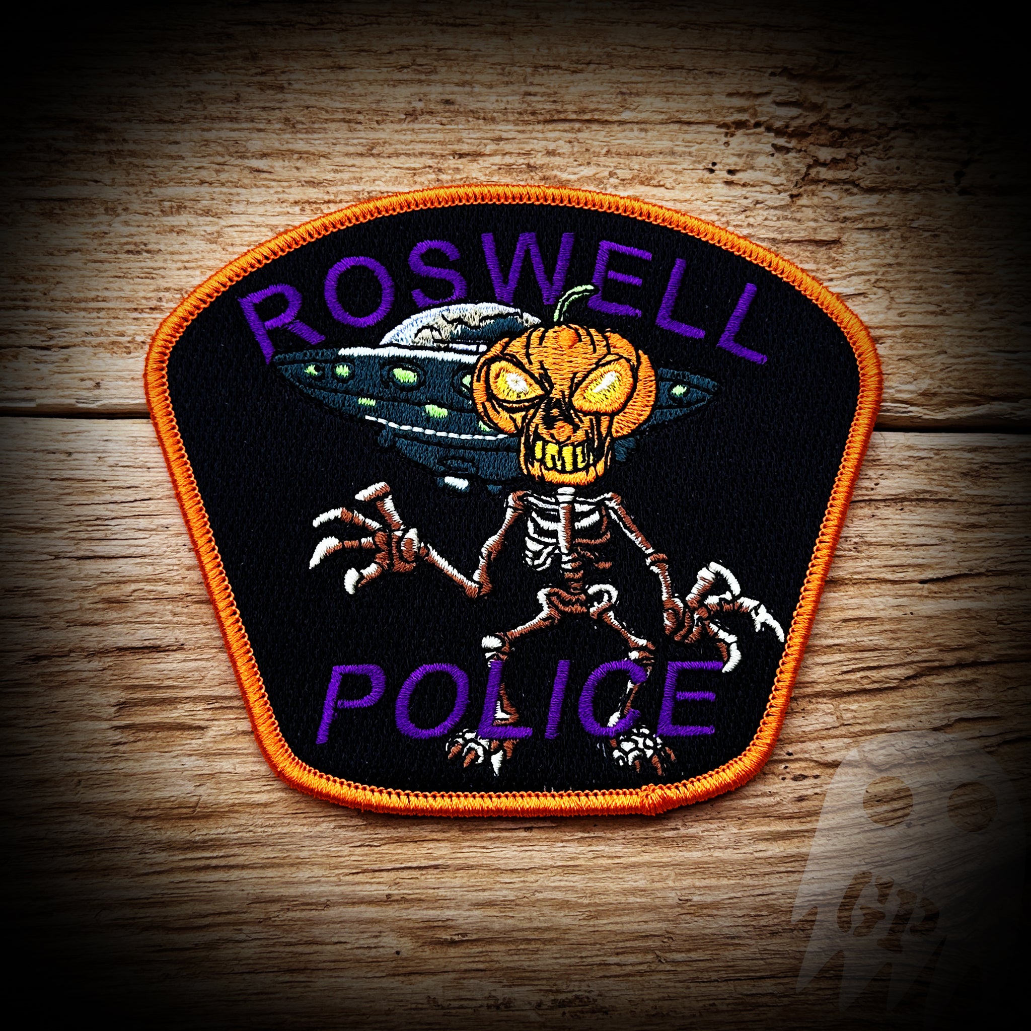 Roswell, NM Police Department 2023 Halloween Patch - Authentic / LIMIT – GHOST PATCH