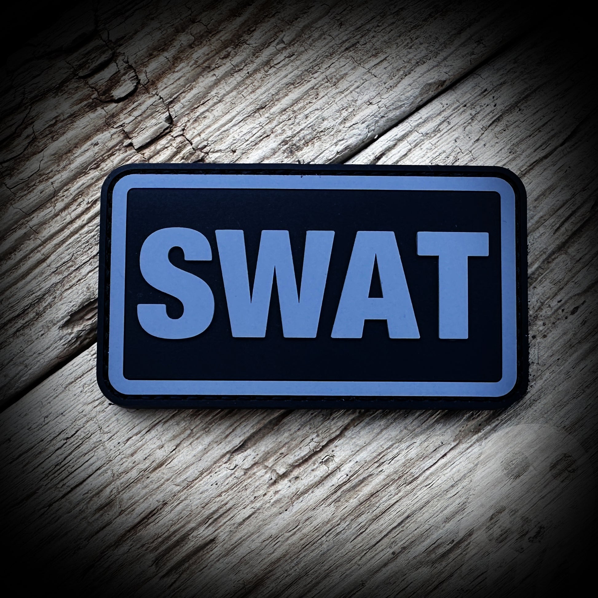 SWAT 3.5" x 2" Placard PVC – GHOST PATCH