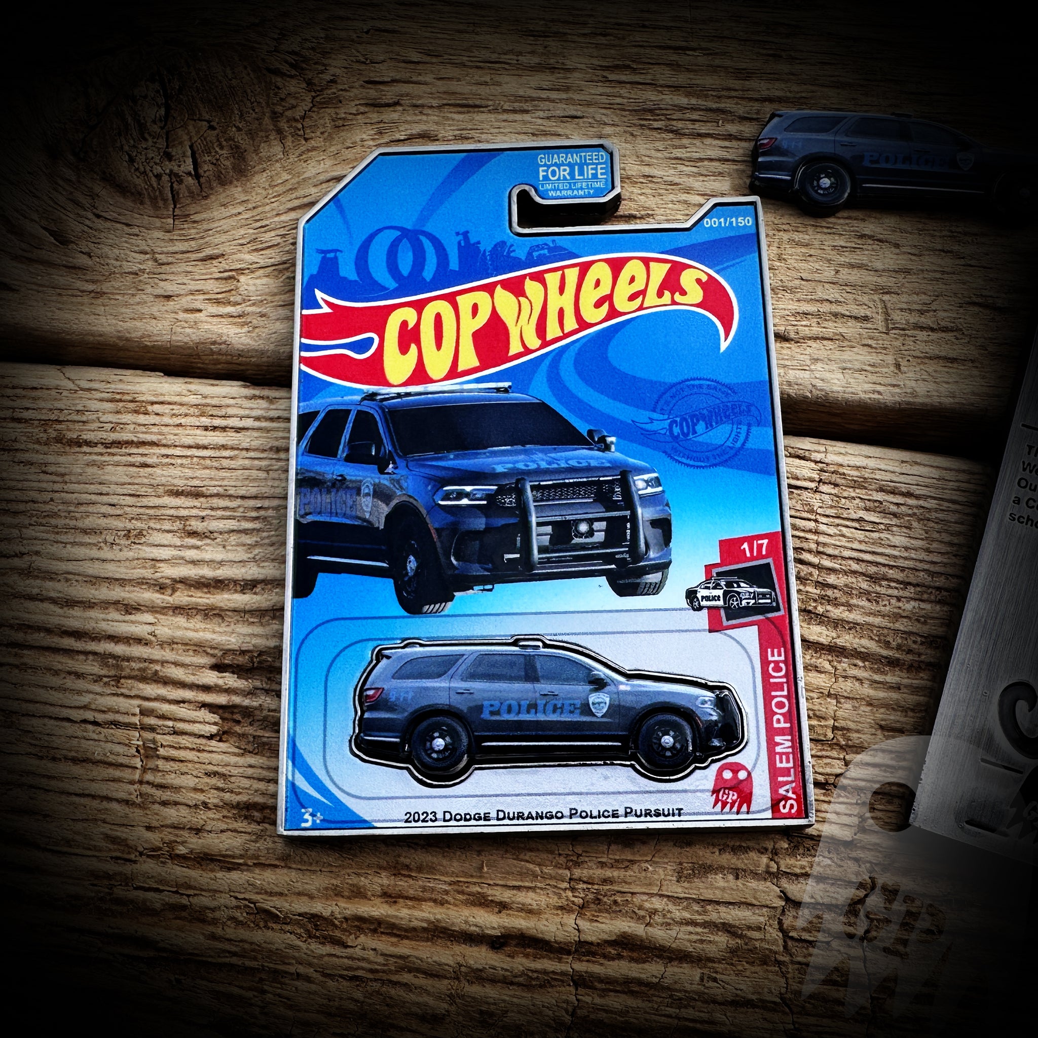 #1 Salem Township, PA PD Cop Wheels Coin – GHOST PATCH