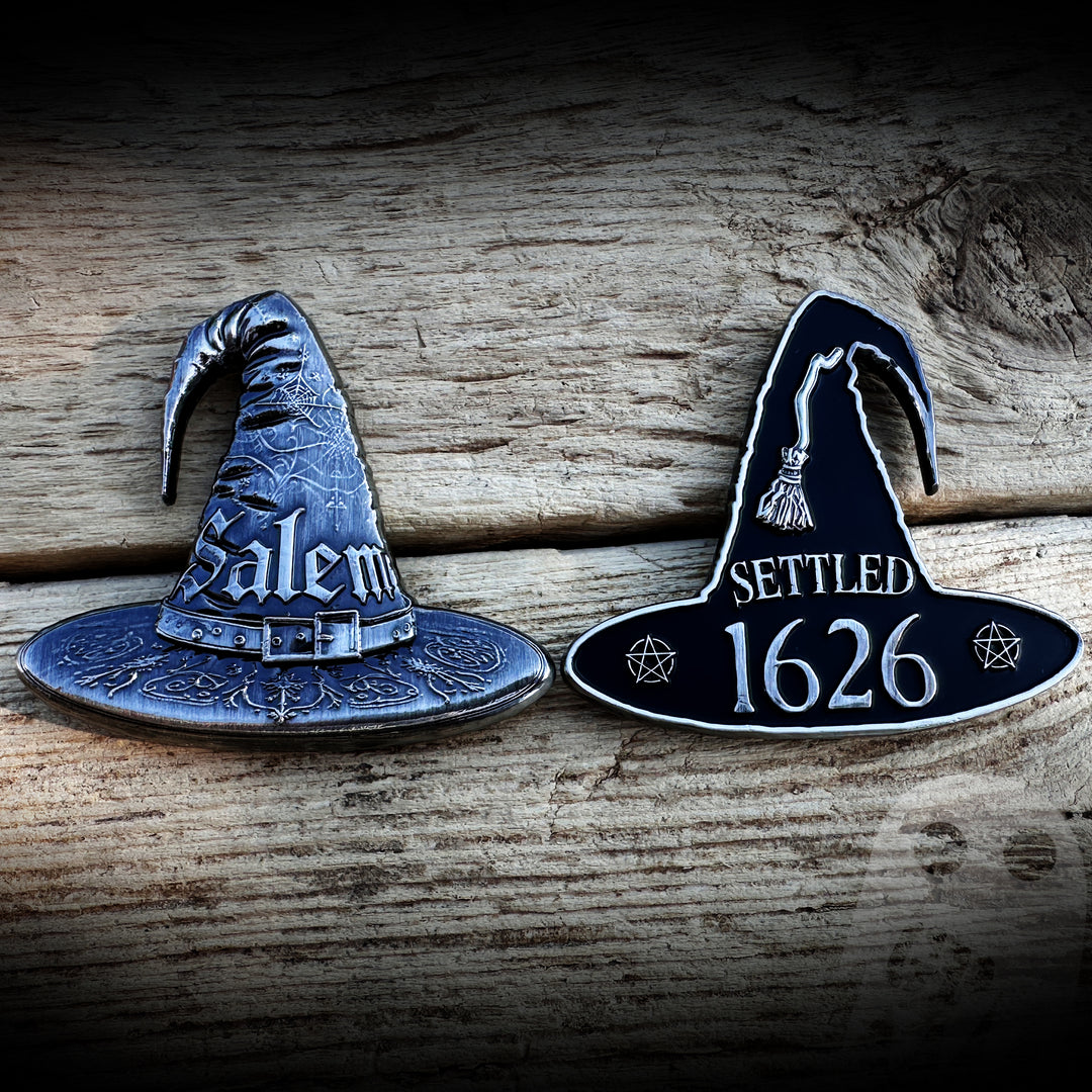 Salem, Mass Witch Hat Coin – GHOST PATCH