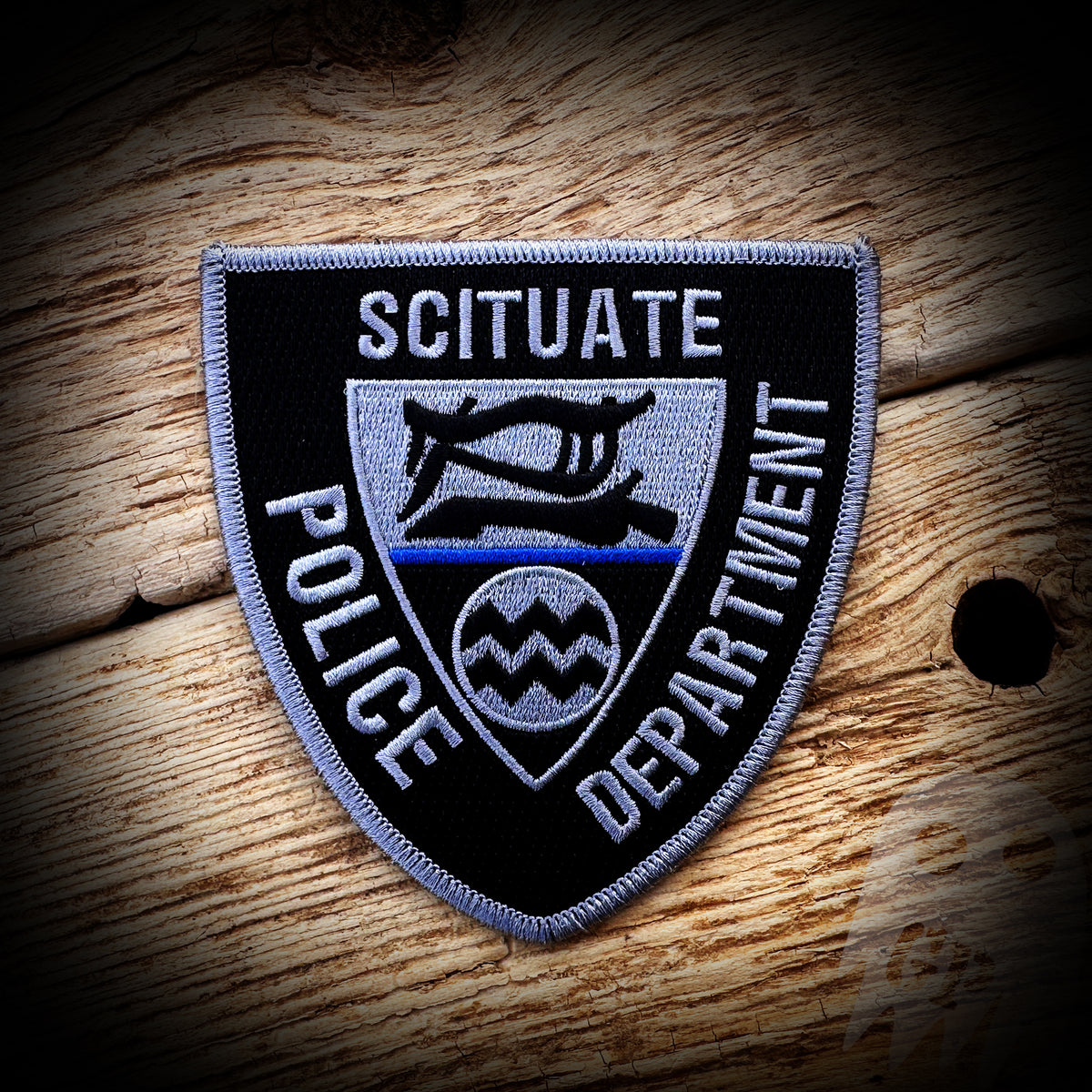 Police Memorial - Scituate, RI PD Police Memorial Patch – GHOST PATCH