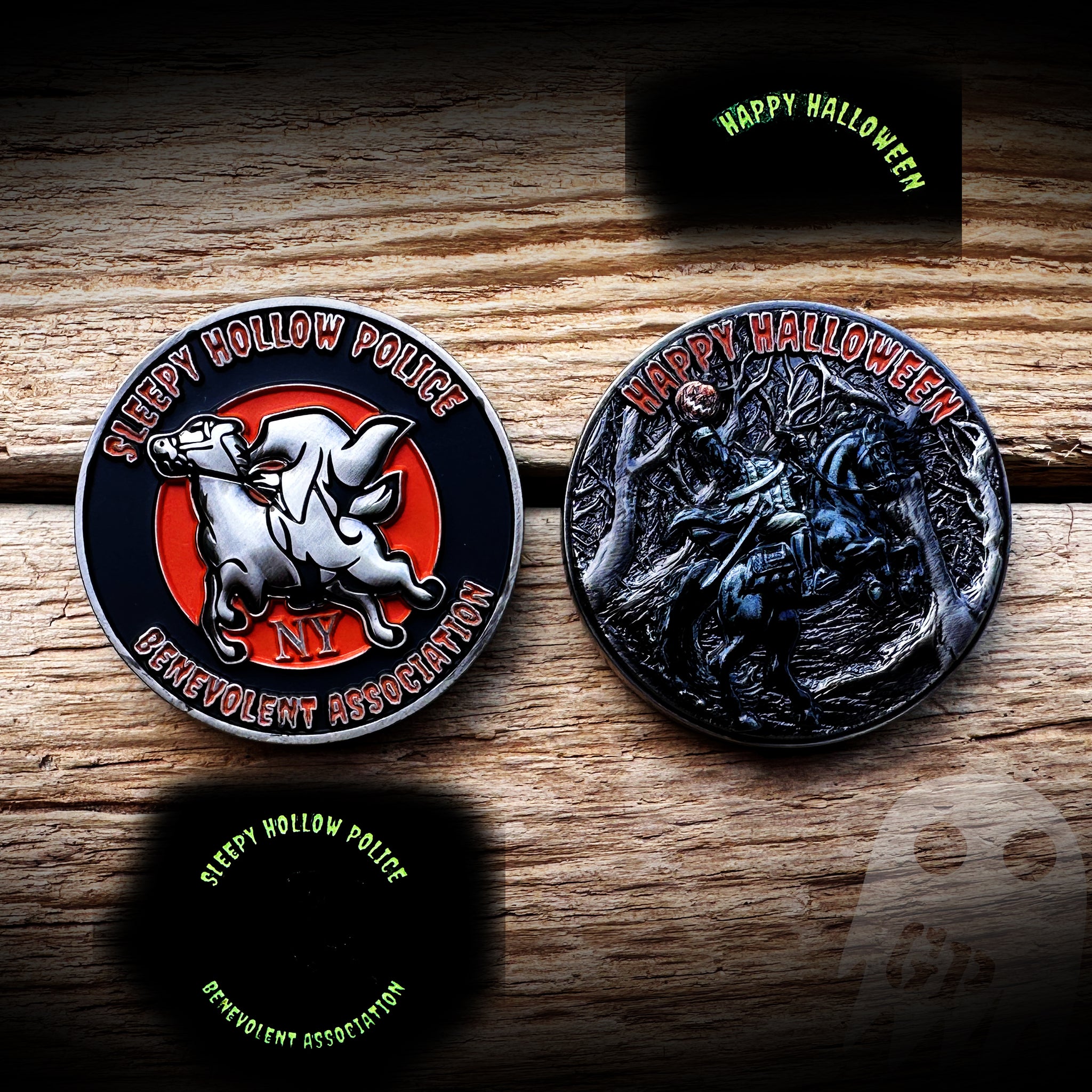 POLICE COIN - Sleepy Hollow, NY Police 2023 Halloween Coin - Limited P – GHOST PATCH