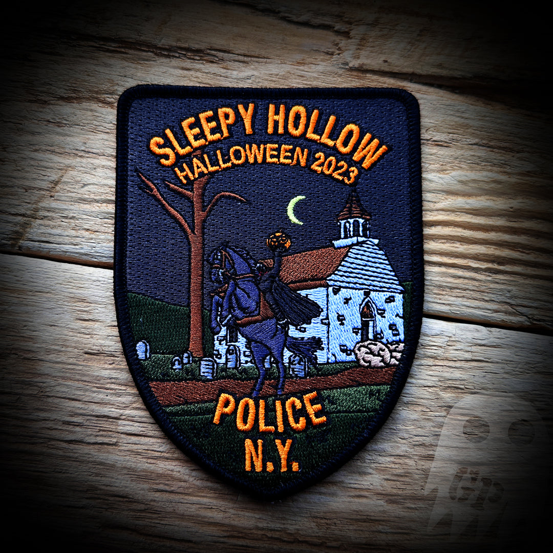 POLICE - Sleepy Hollow, NY PD 2023 Halloween Patch - Limited/Authentic – GHOST PATCH