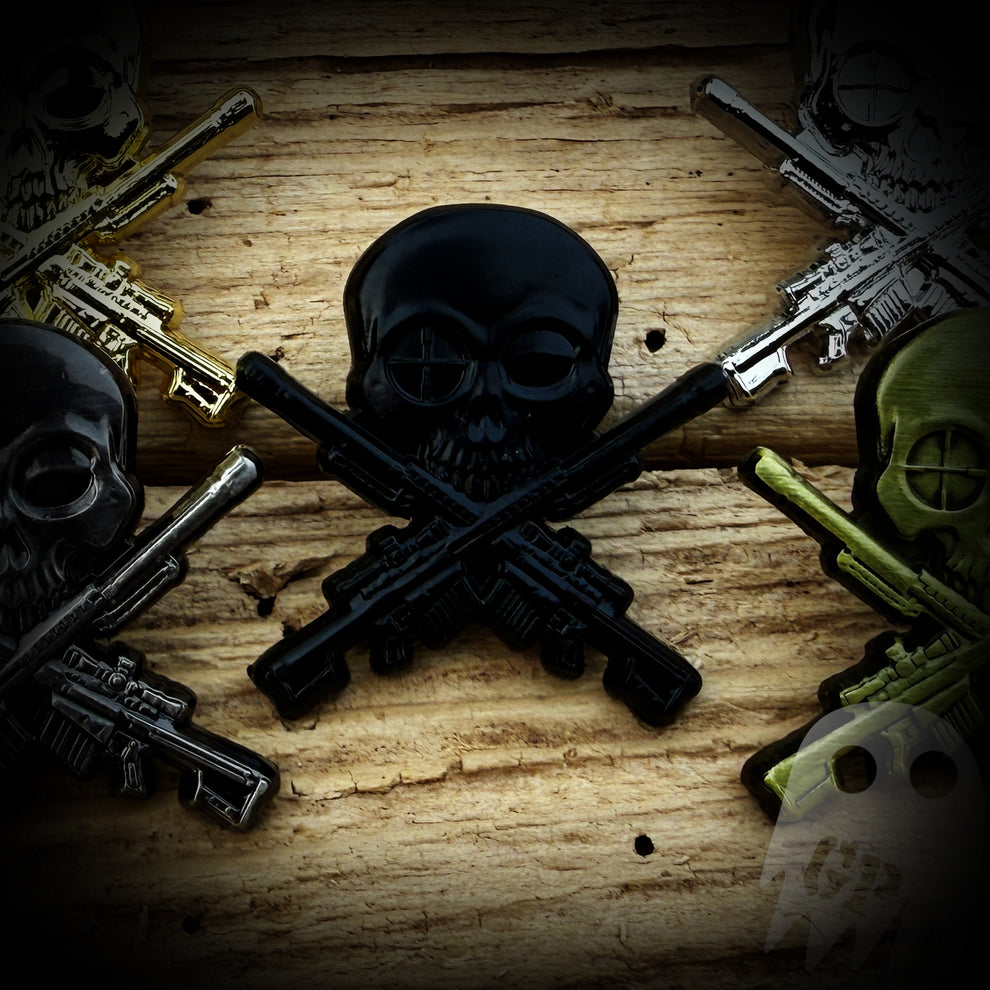 Skull Sniper Insignia Pin - Skull – GHOST PATCH
