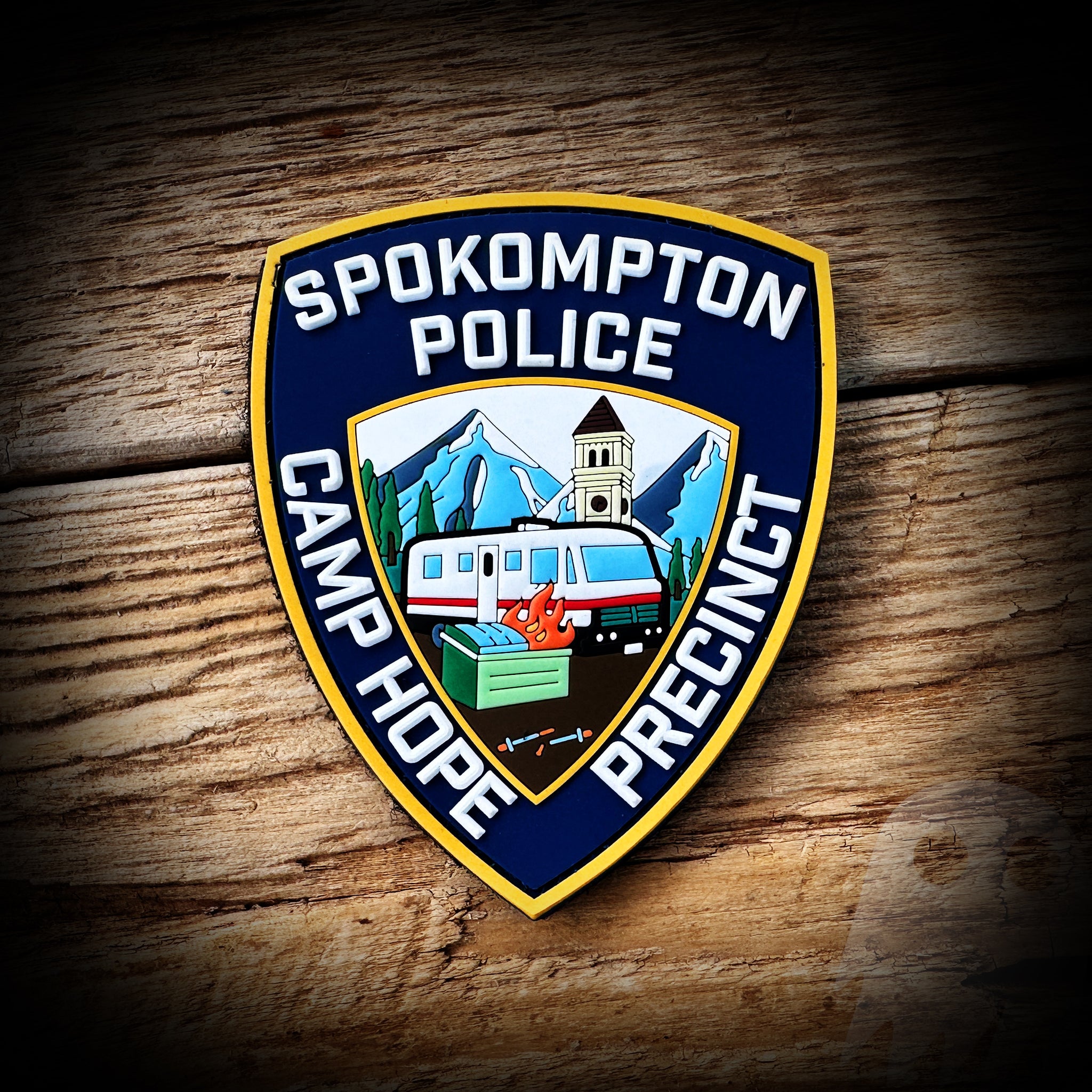 Spokompton Police Camp Hope Precinct PVC - Spokane, WA – GHOST PATCH