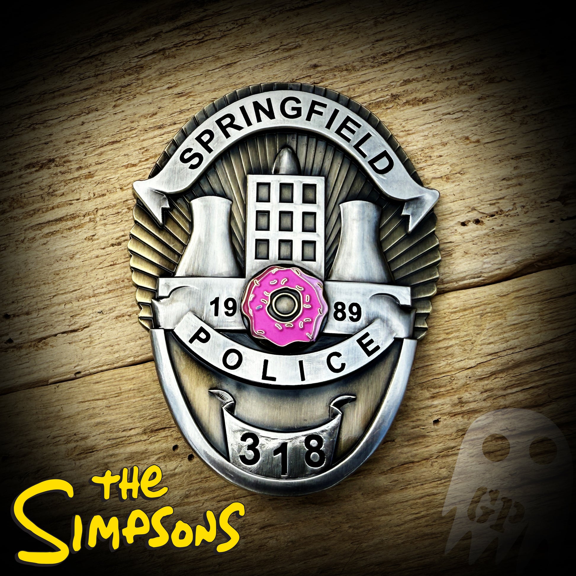 BADGE - Springfield Police Department Badge - The Simpsons – GHOST PATCH
