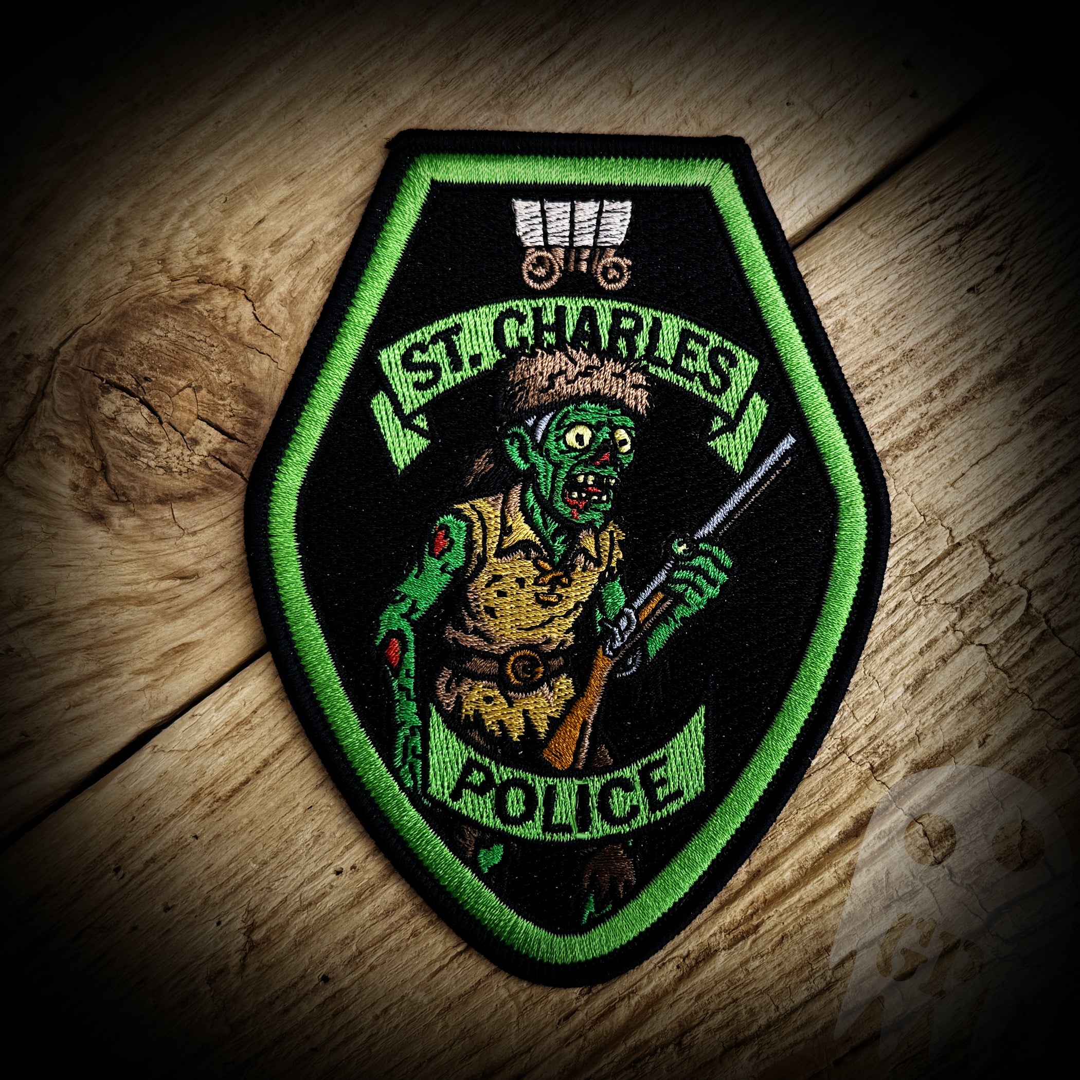 2025 Halloween - St. Charles, MO PD 2025 Halloween Patch – GHOST PATCH