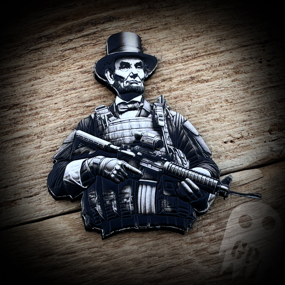 Tactical Abe Lincoln XGP - velcro backed – GHOST PATCH