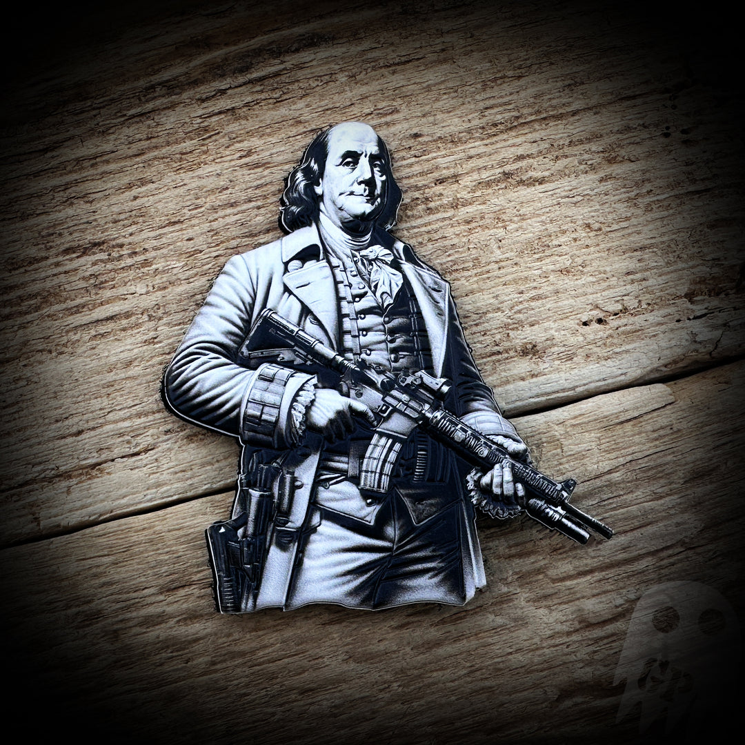 Tactical Ben Franklin XGP - velcro backed – GHOST PATCH