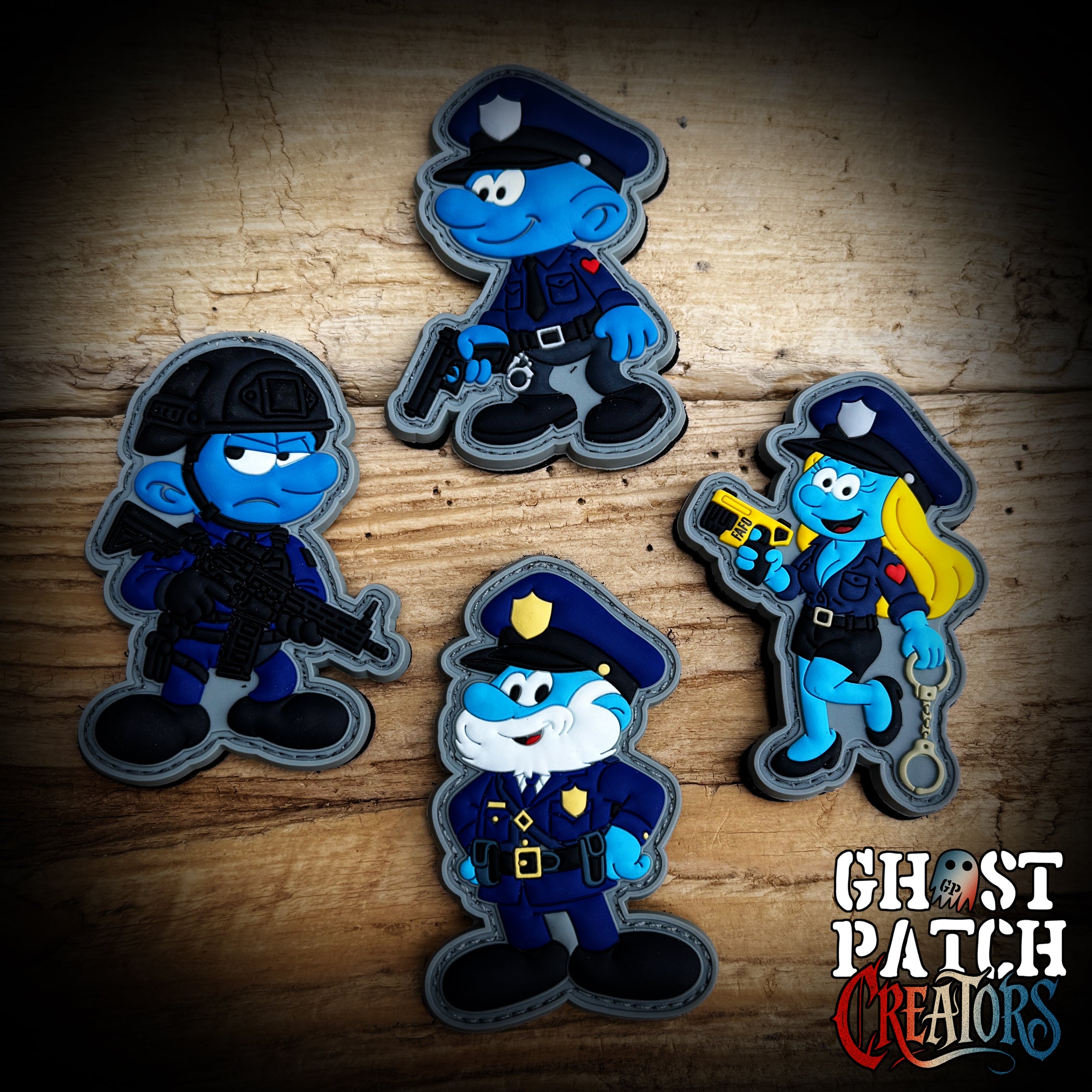 Police Smurf PVCs – GHOST PATCH