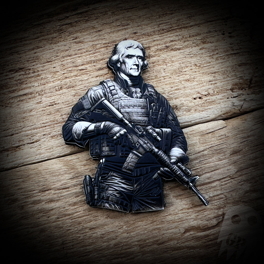 Tactical Thomas Jefferson XGP - velcro backed – GHOST PATCH