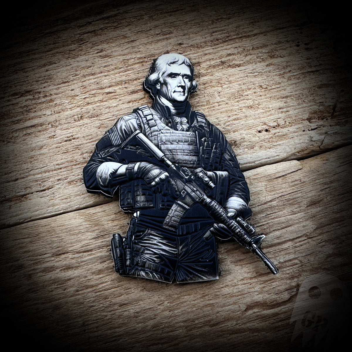 Tactical Thomas Jefferson XGP - velcro backed – GHOST PATCH