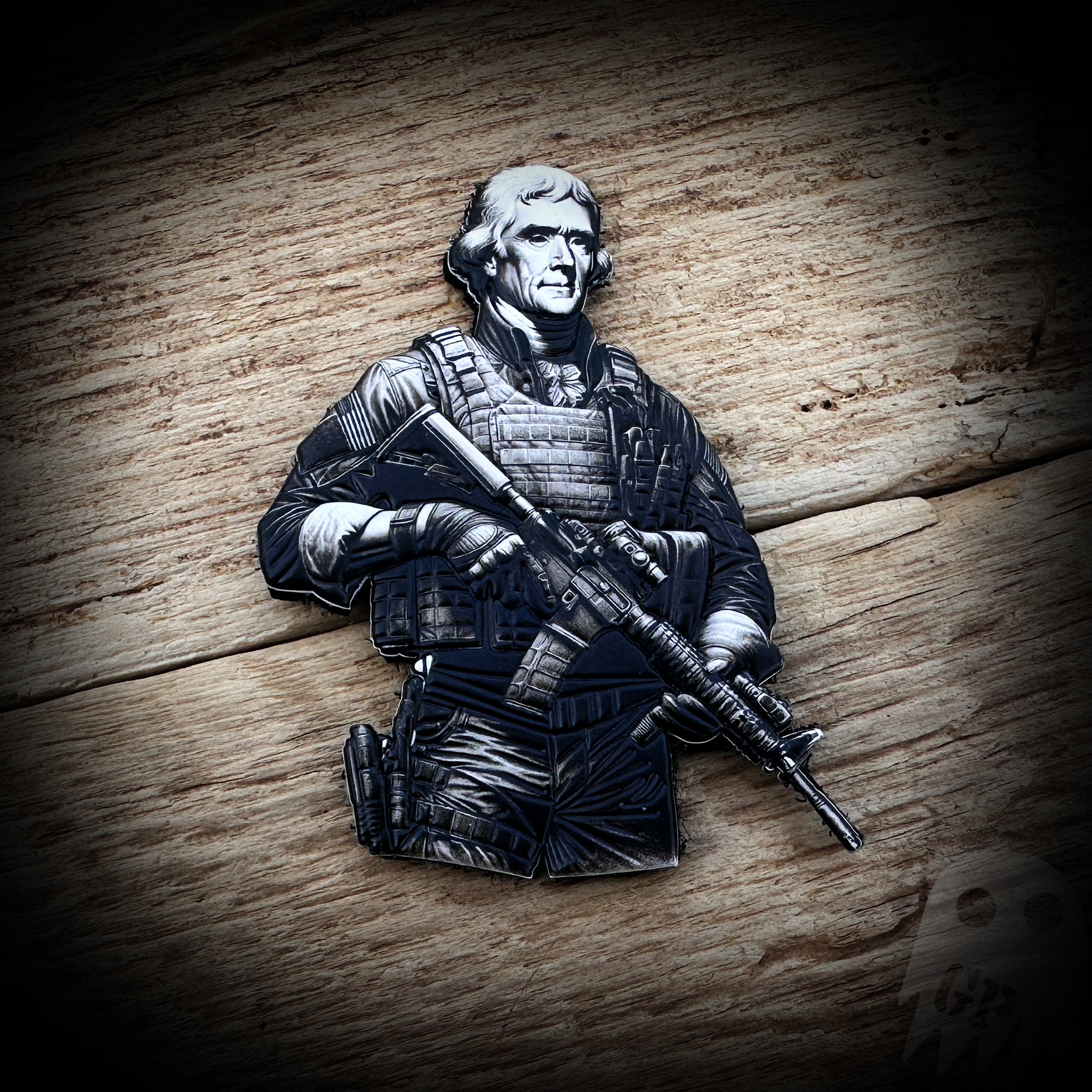 Tactical Thomas Jefferson XGP - velcro backed – GHOST PATCH