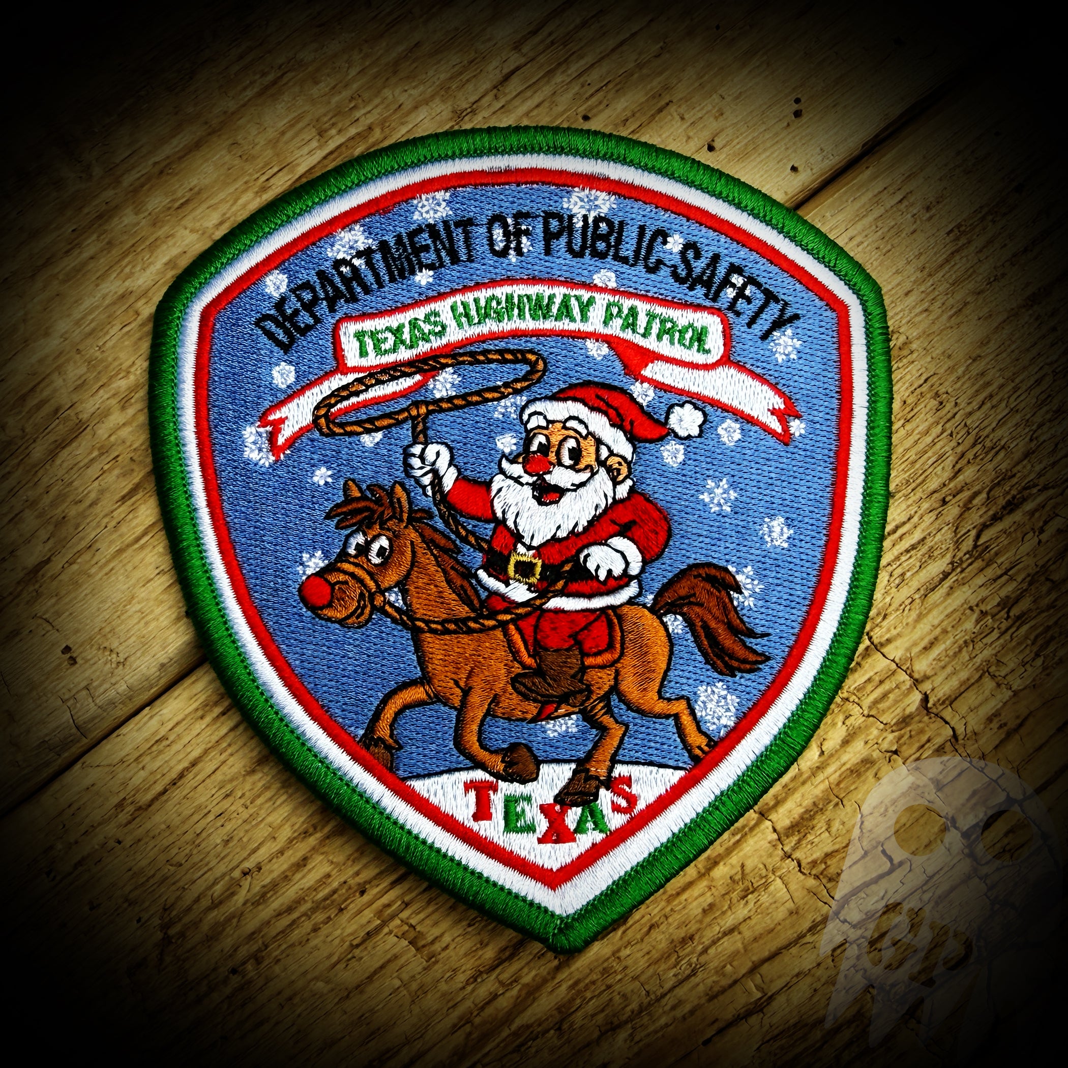 2025 Christmas - Texas Highway Patrol 2025 Christmas Patch – GHOST PATCH