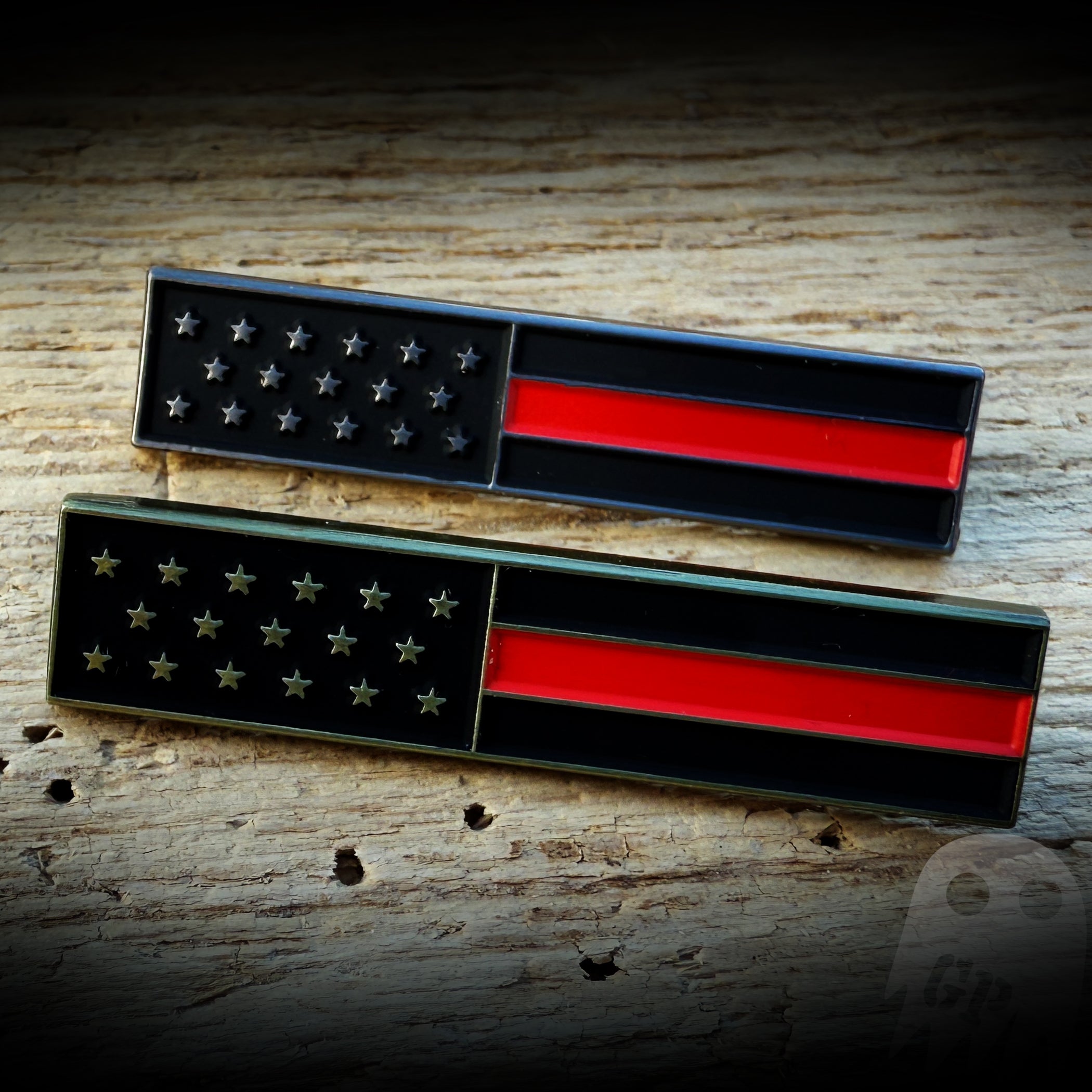 Red - Thin Red Line American Flag Insignia Bar Pin – GHOST PATCH