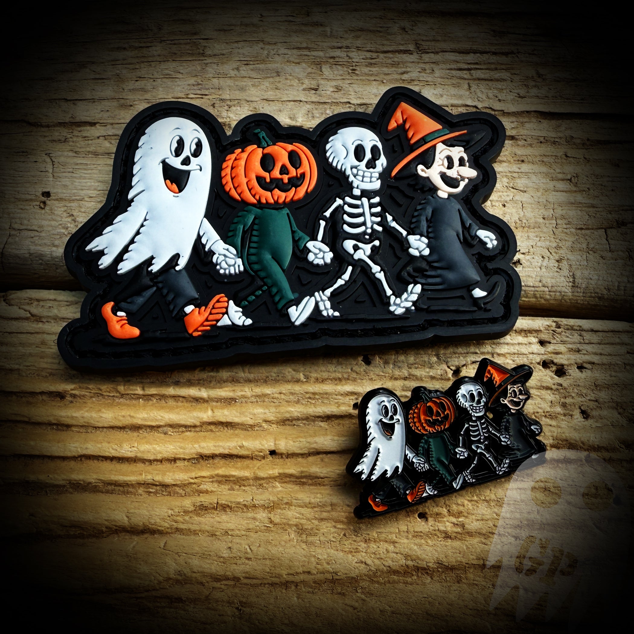Childhood Friends Trick or Treating - Pin and PVC available – GHOST PATCH