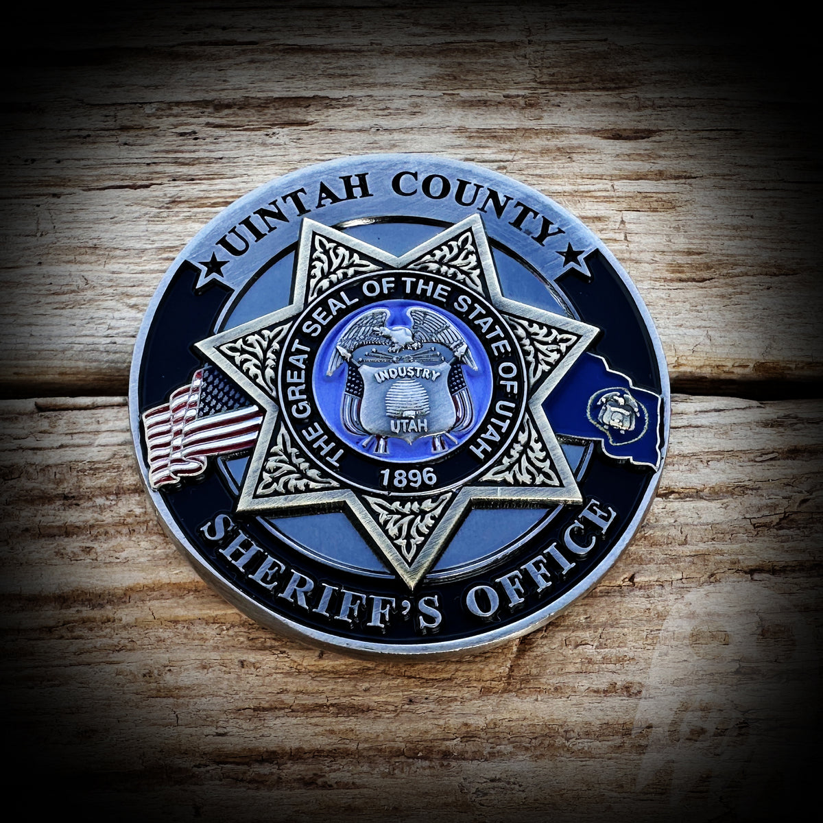 Uintah County, UT Sheriff's Office SRO Alien Coin – GHOST PATCH