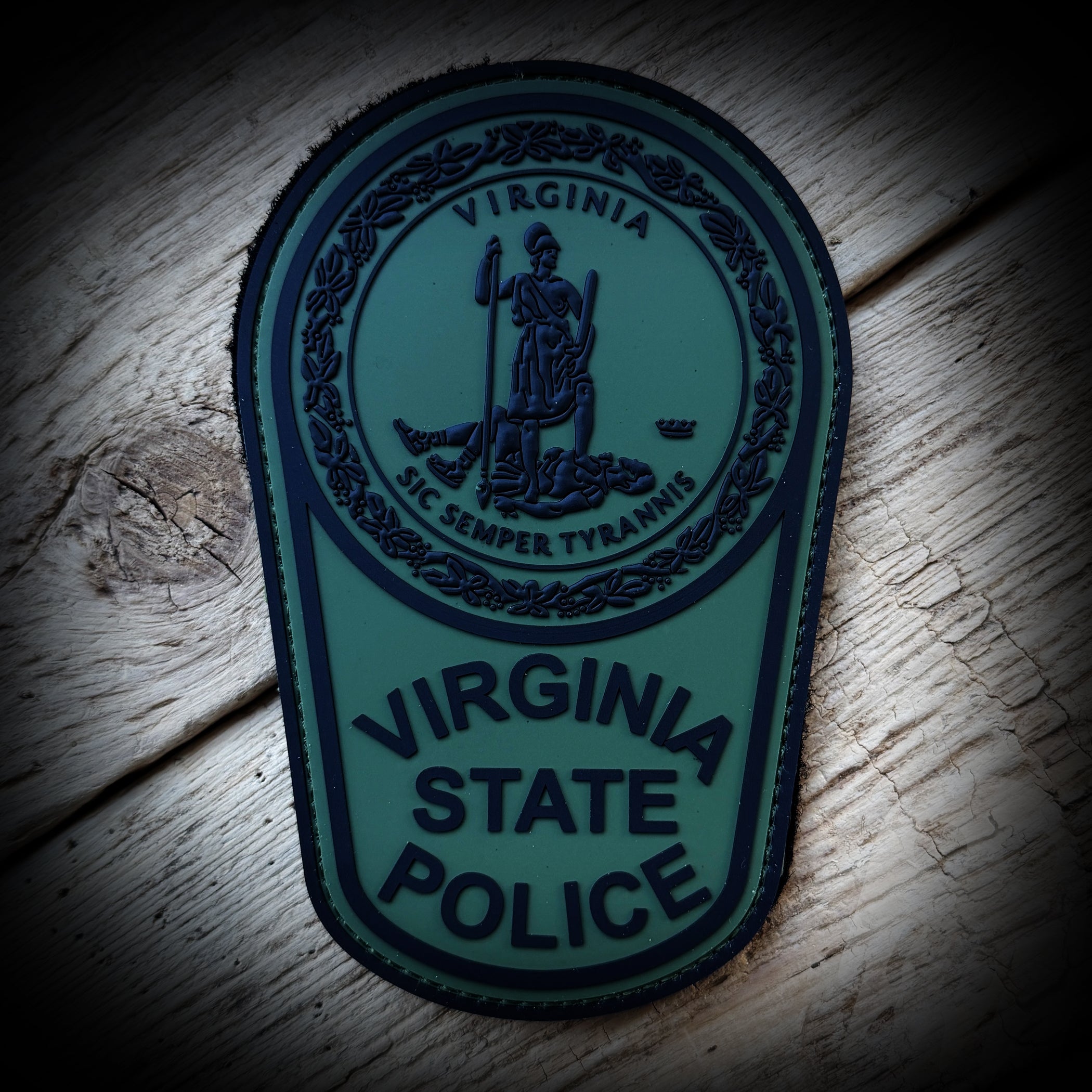 Green Subdued - Virginia State Police Green Subdued PVC – GHOST PATCH