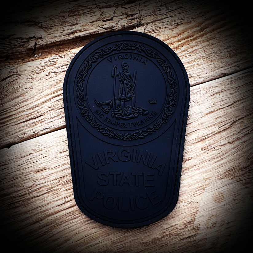 Virginia State Police Blacked out PVC – GHOST PATCH