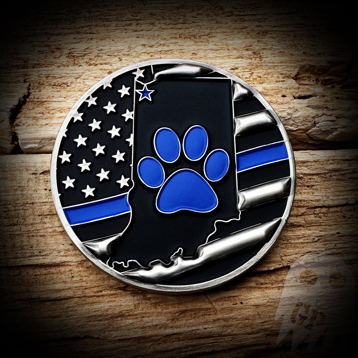 K9 COIN - Winfield, IN PD K9 COIN - Authentic – GHOST PATCH