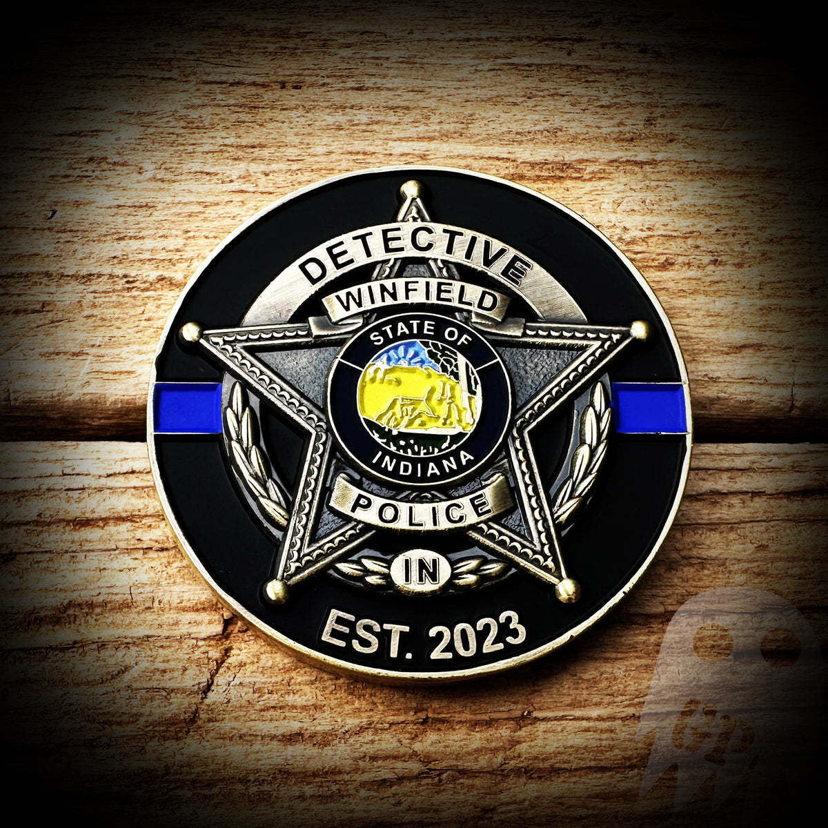 CID COIN - Winfield, IN PD Criminal Investigations Coin - Authentic ...