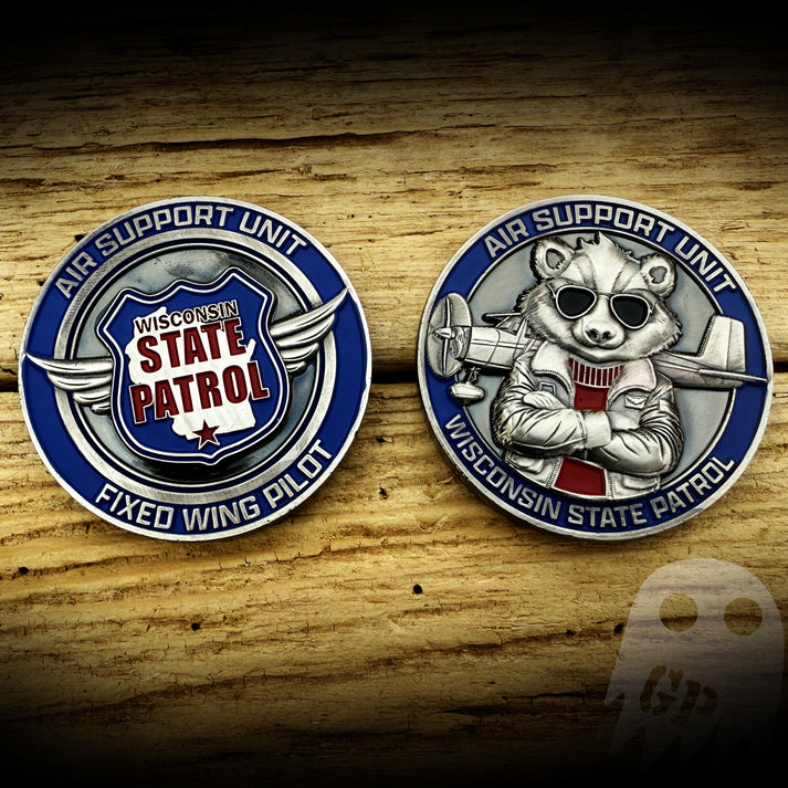 Wisconsin State Patrol - Air Support Unit Coin – GHOST PATCH