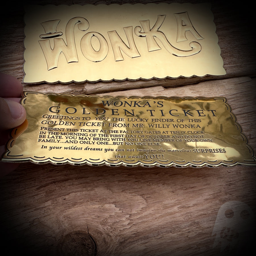 1971 Golden Ticket - Willy Wonka & the Chocolate Factory – GHOST PATCH