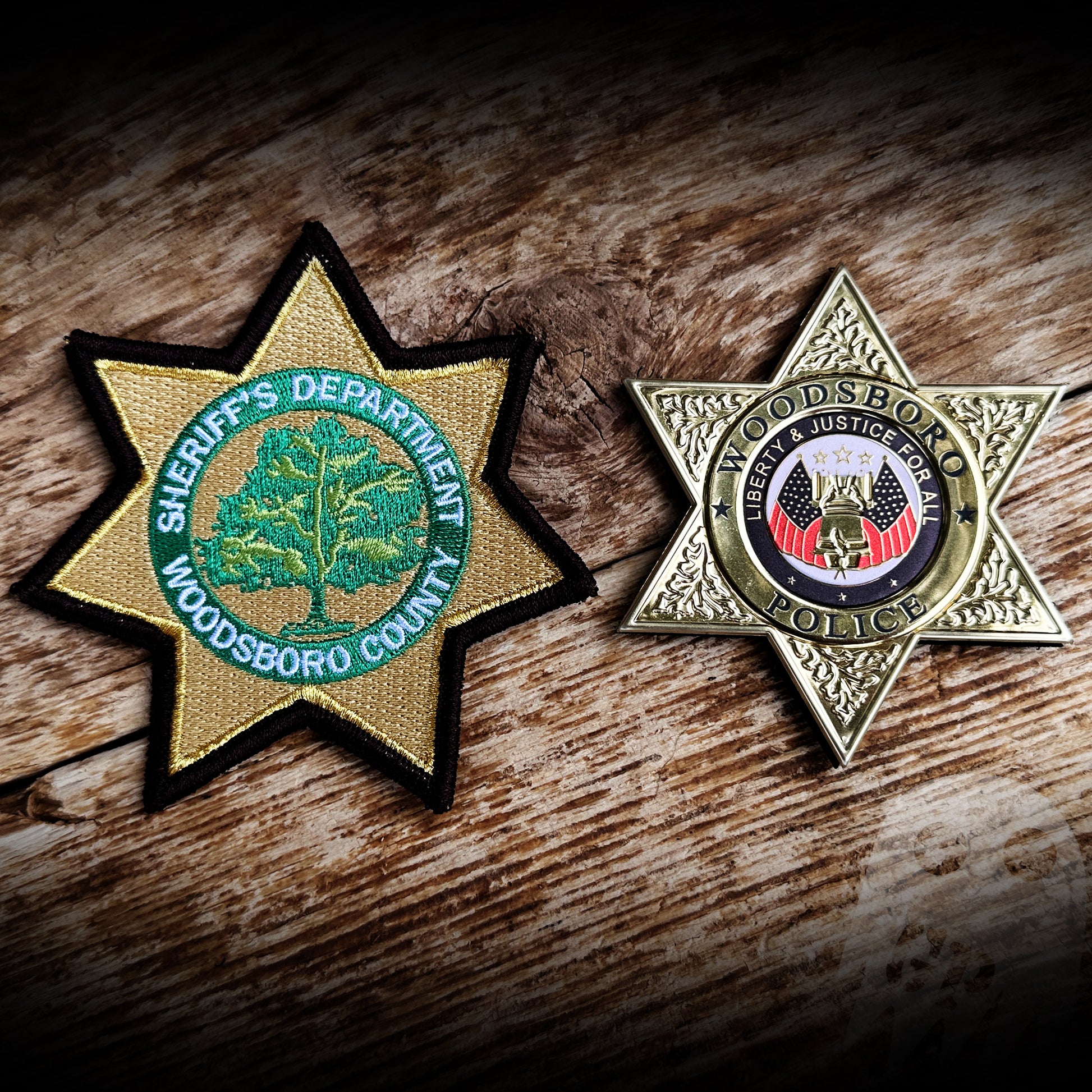 #84 - Woodsboro Police Department - Scream - You get BOTH Patch and Ba ...
