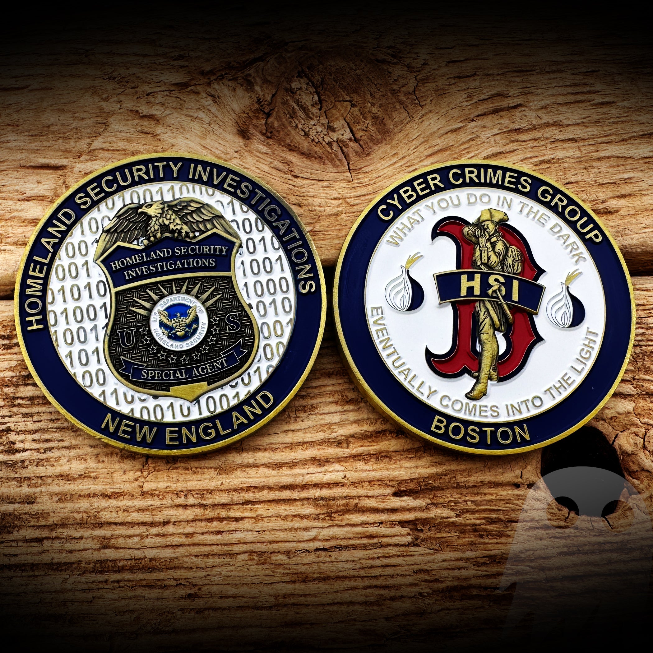 Cyber Crime - Boston HSI Cyber Crime Group Coin – GHOST PATCH
