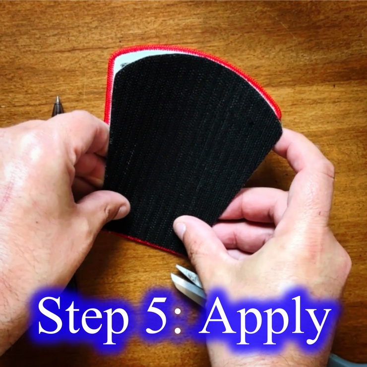 Velcro Back Five Pack - Make any patch Velcro backed – GHOST PATCH