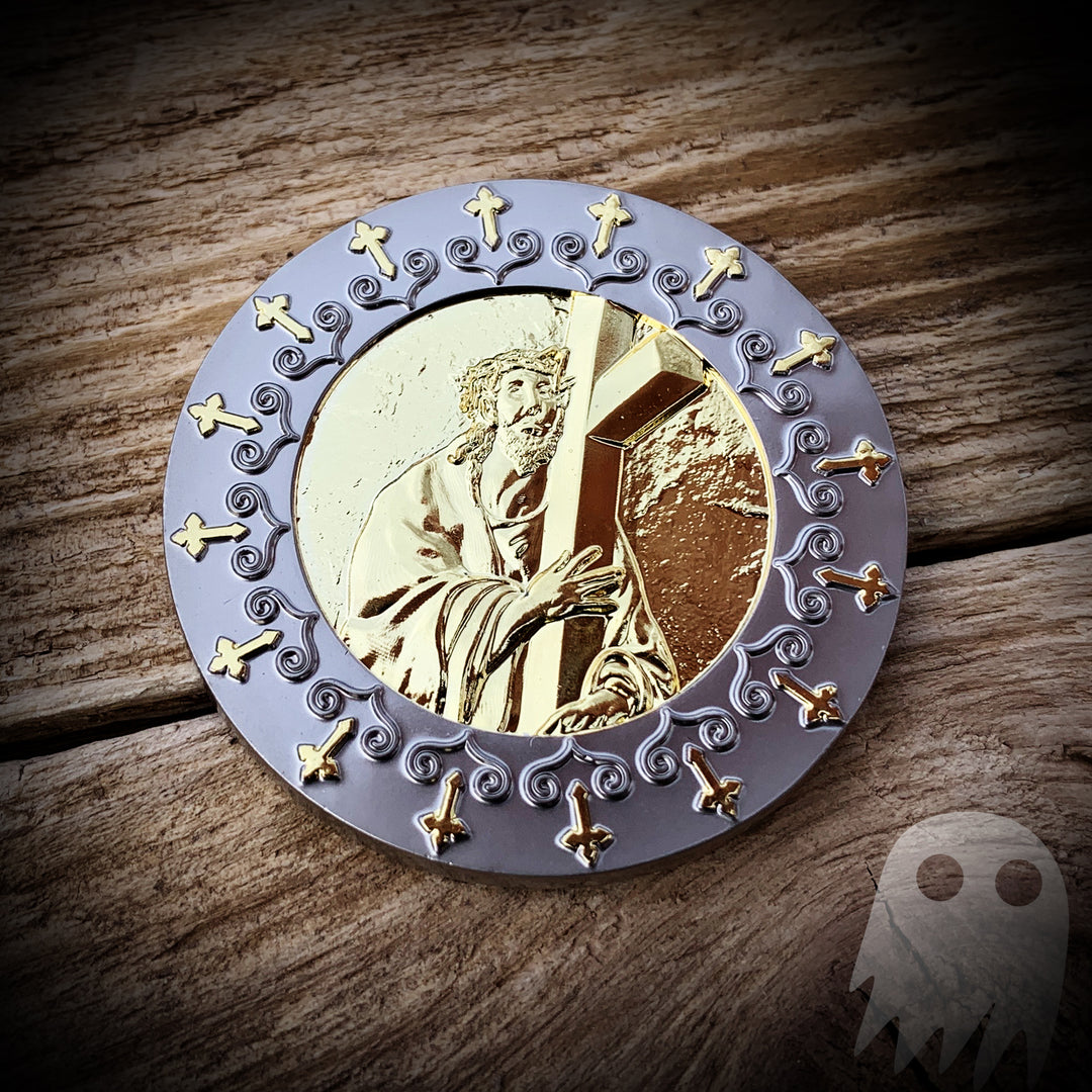 First Commandment Prayer Coin – GHOST PATCH
