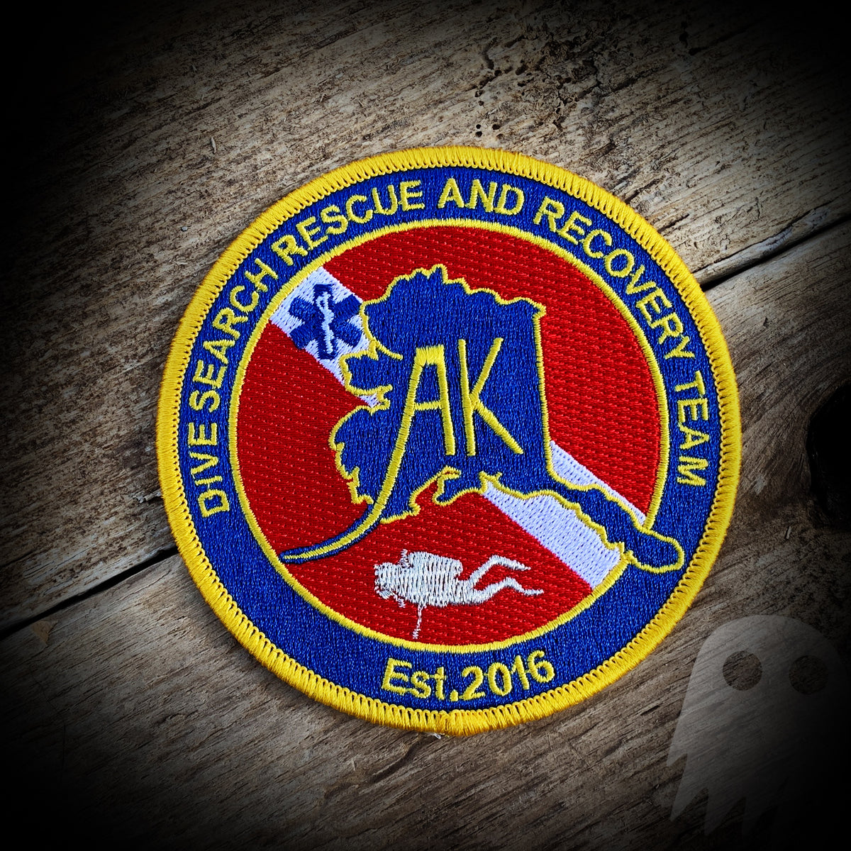 AUTHENTIC - Alaska Dive Search Rescue and Recovery Team Patch – GHOST PATCH