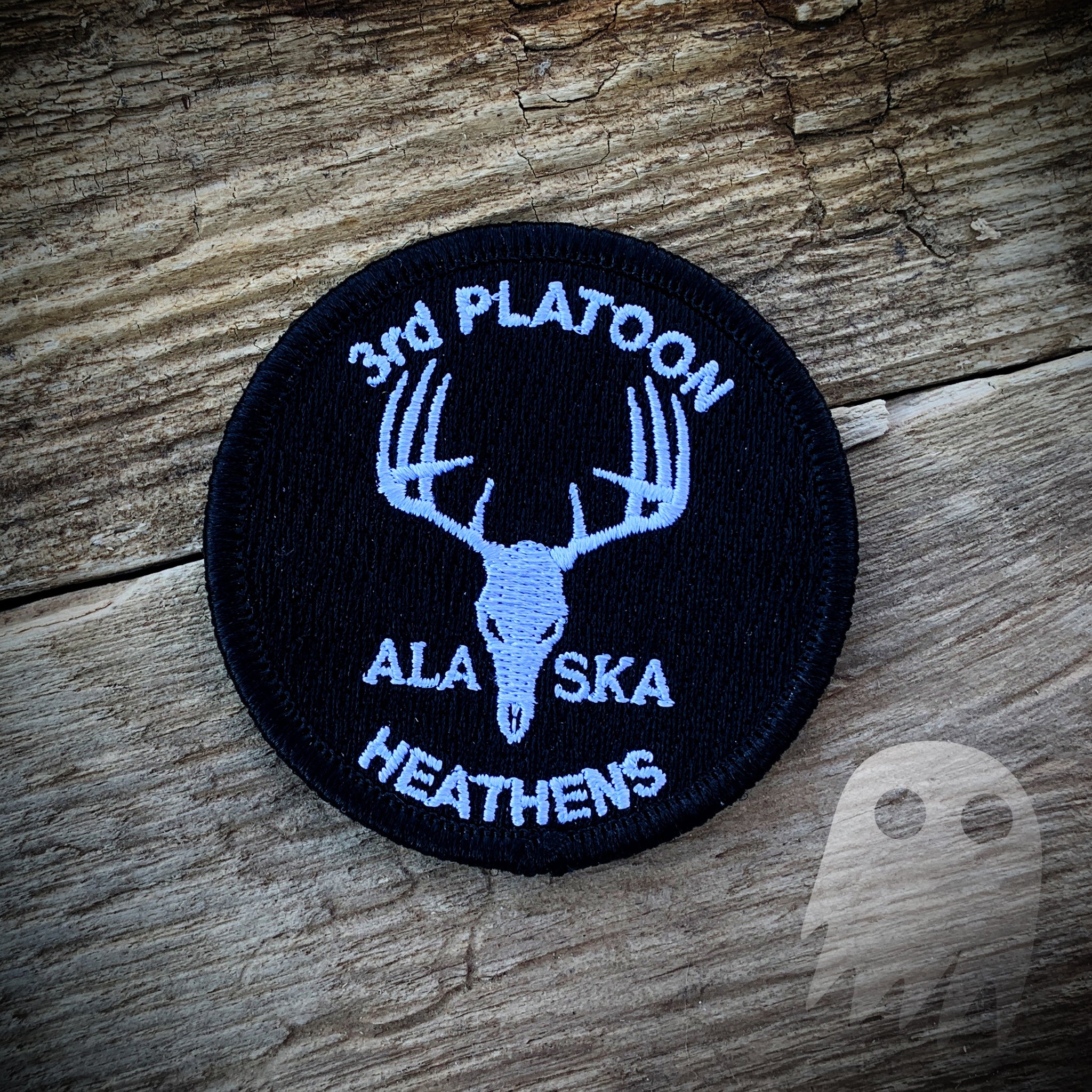 Authentic US Army 1-24IN BN Fairbanks 3rd Platoon moral patch ARMY ...