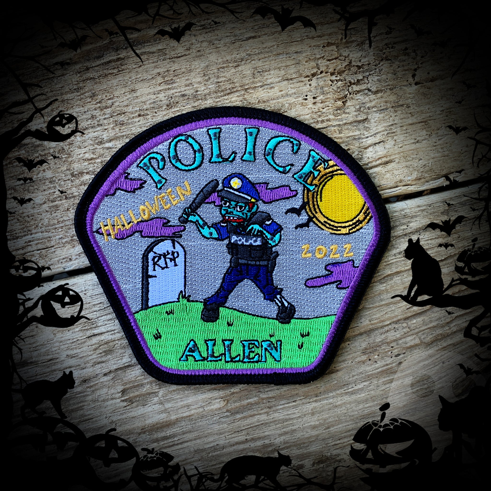 Allen, TX PD 2022 Halloween Patch - Authentic and limited! – GHOST PATCH