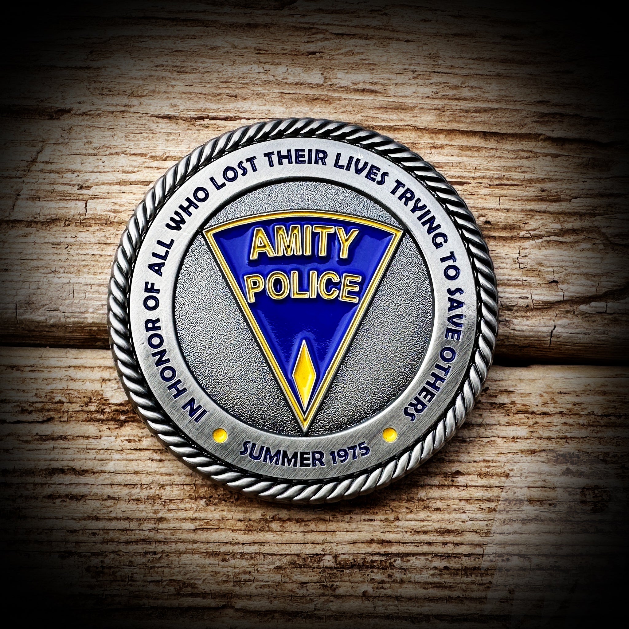 COIN - Amity Police Department Memorial Coin - Jaws – GHOST PATCH