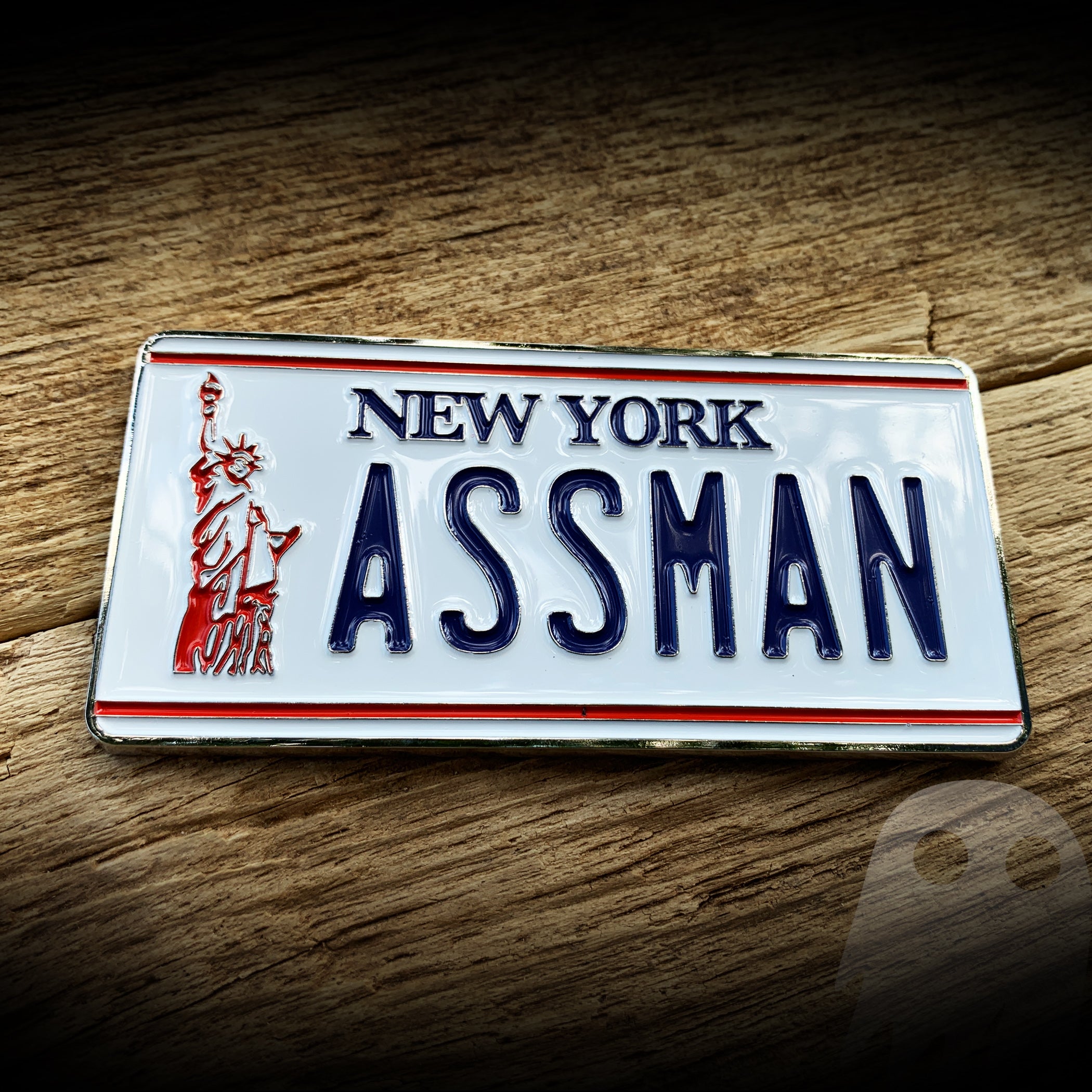 ASSMAN - Seinfeld Auto Badge License Plate – GHOST PATCH