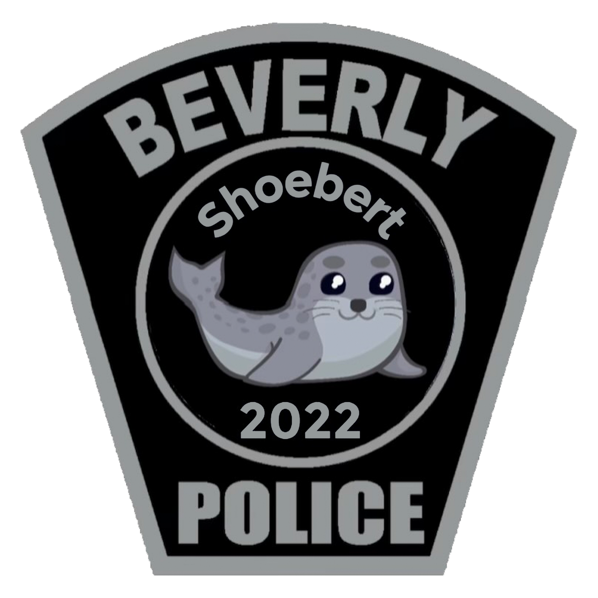 Beverly, MA PD Shoebert DECAL – GHOST PATCH