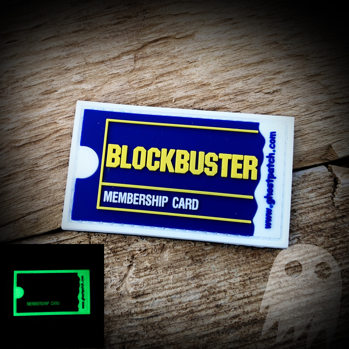 Blockbuster Membership Card PVC Patch (NOSTALGIA SERIES) – GHOST PATCH