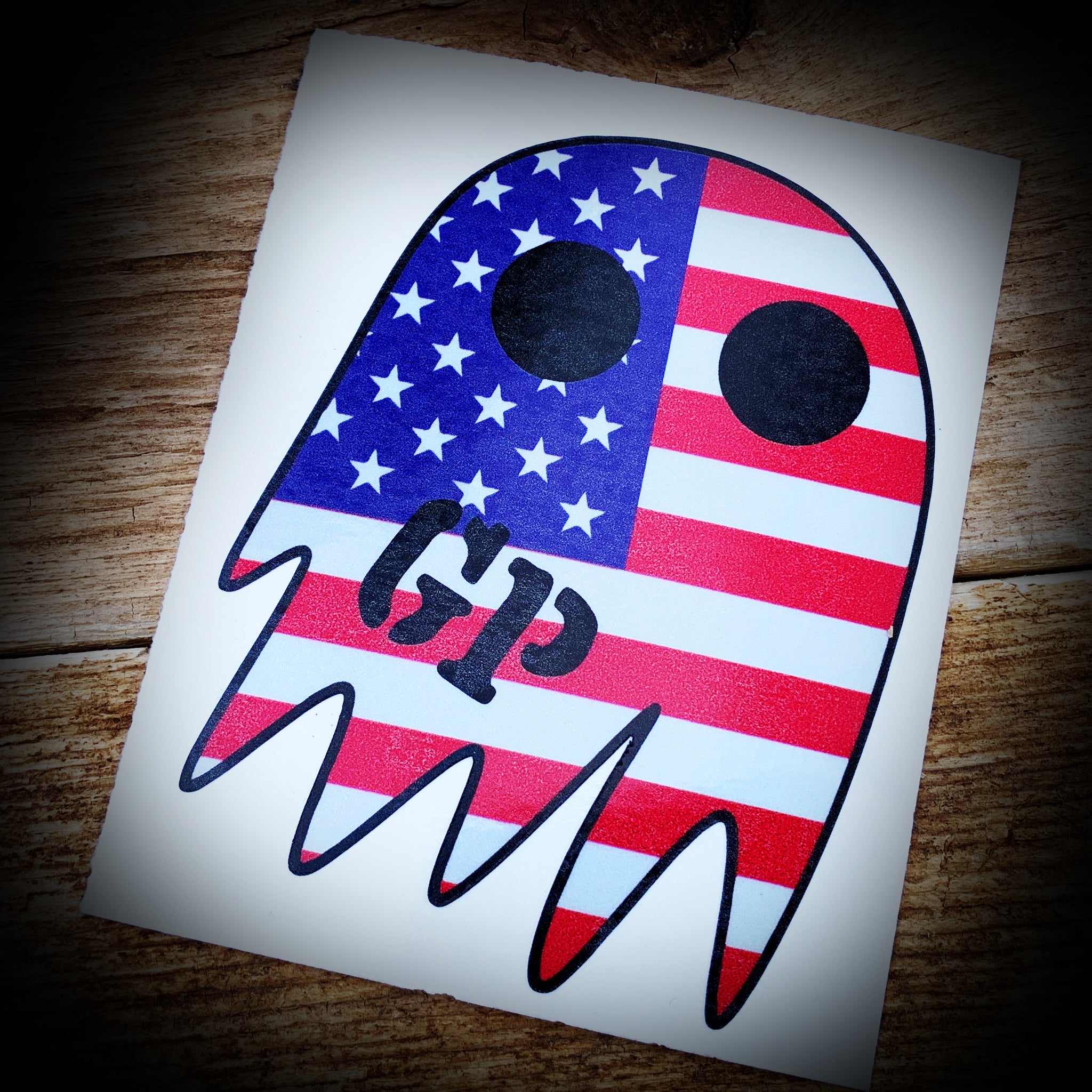 Reflective Patriotic Boomer Vinyl Decal - 4" – GHOST PATCH