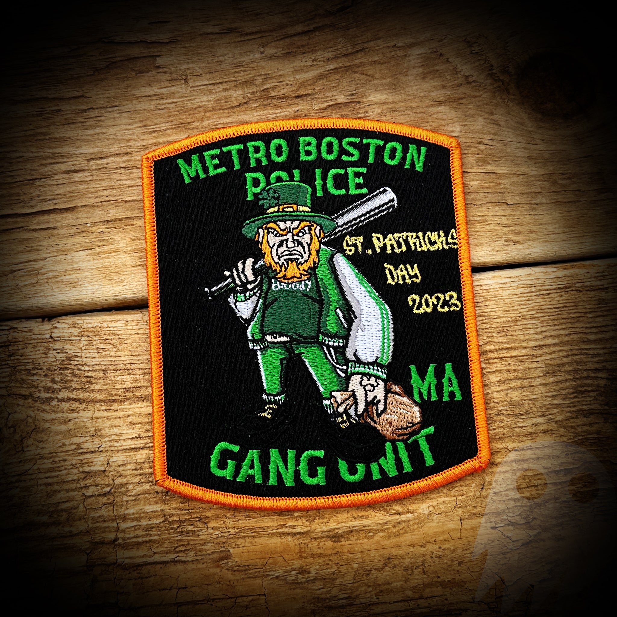 Metro Boston Gang Unit 2023 St. Patrick's Day Patch - LIMITED AUTHENTI ...