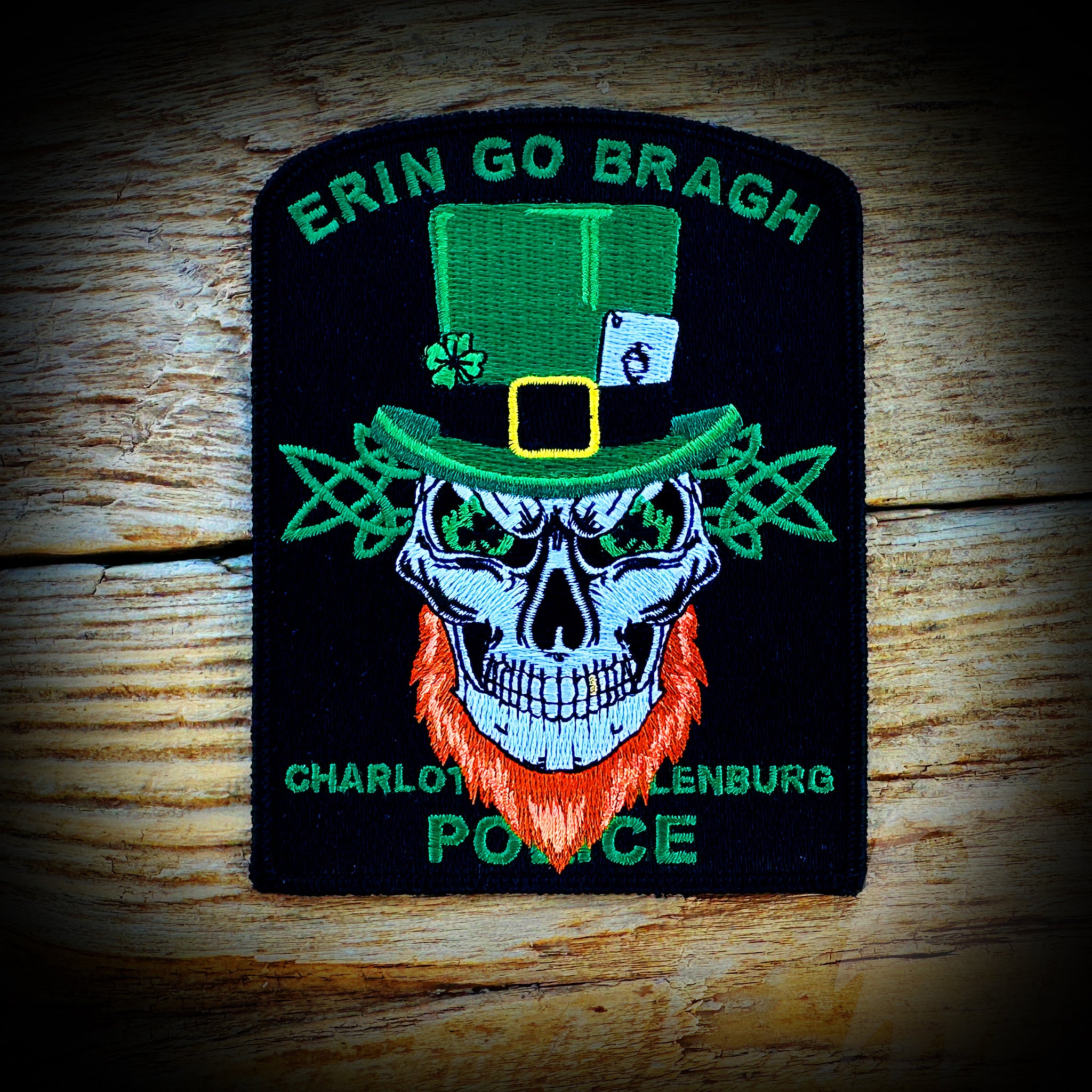 Charlotte - Mecklenburg, NC PD 2023 St. Patrick's Day Patch - Limited/ – GHOST PATCH