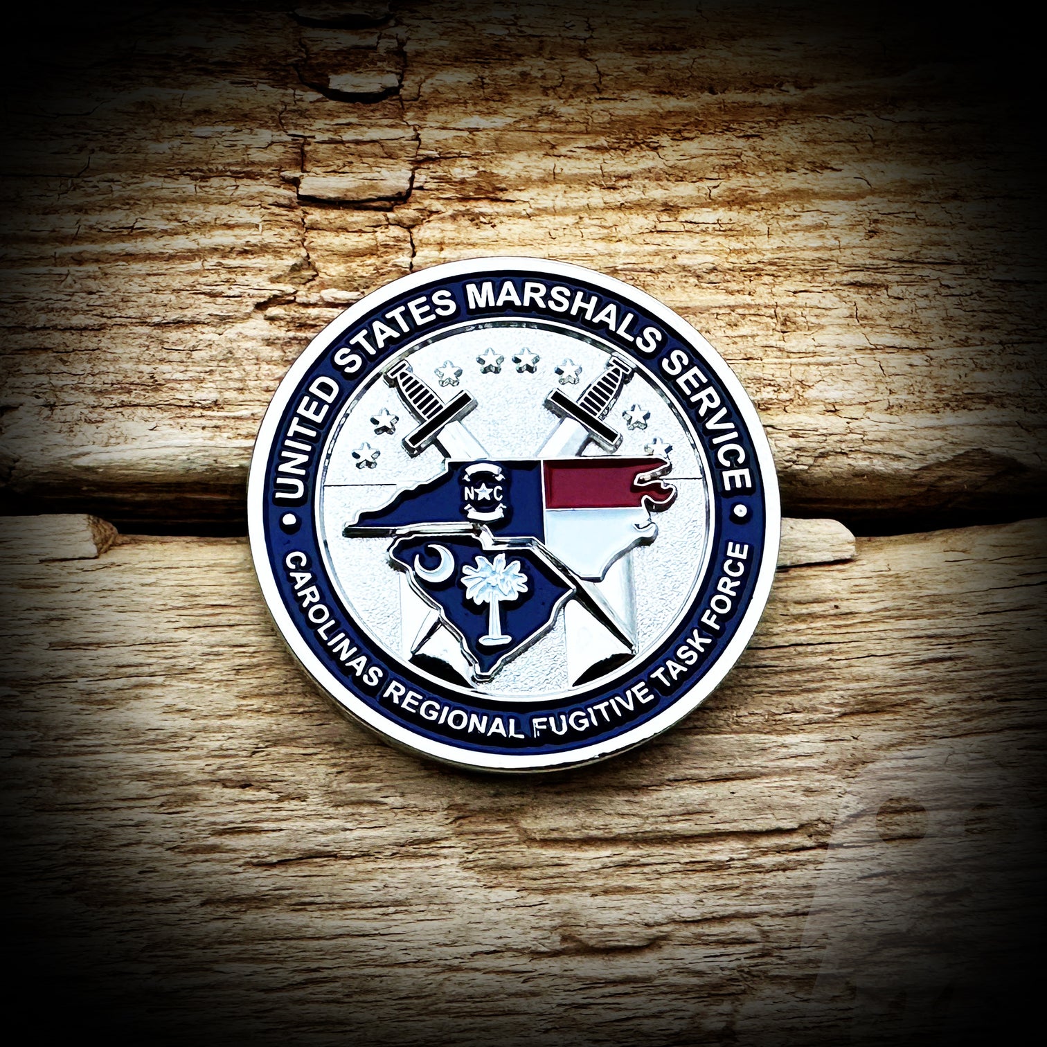 US Marshals Carolinas Regional Fugitive Task Force Challenge Coin - Au ...