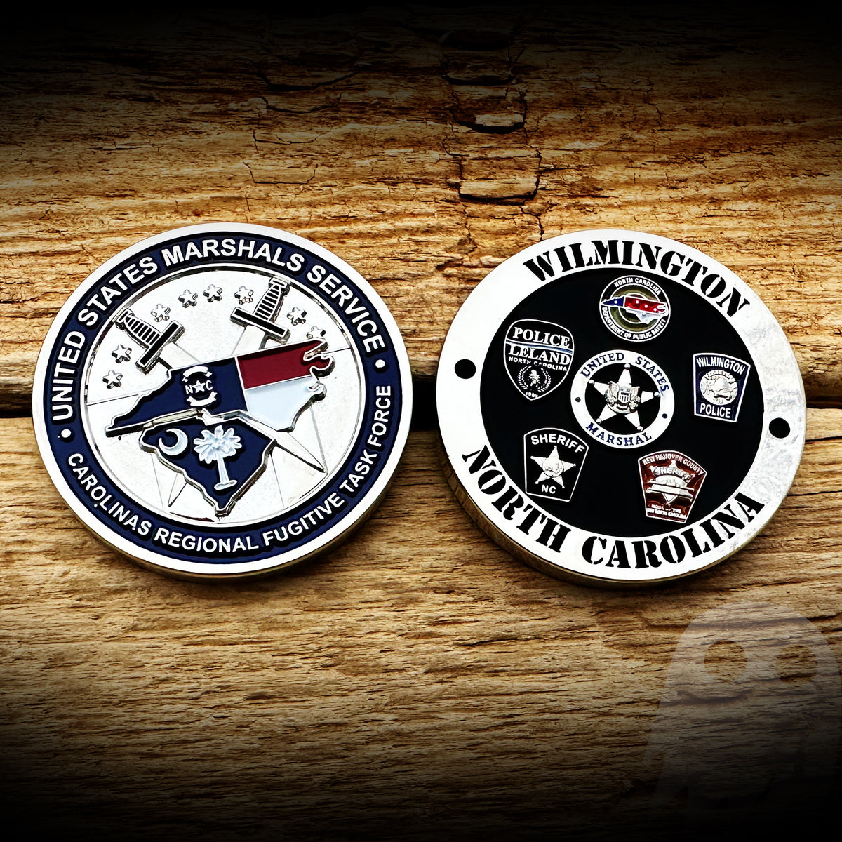 US Marshals Carolinas Regional Fugitive Task Force Challenge Coin - Au ...