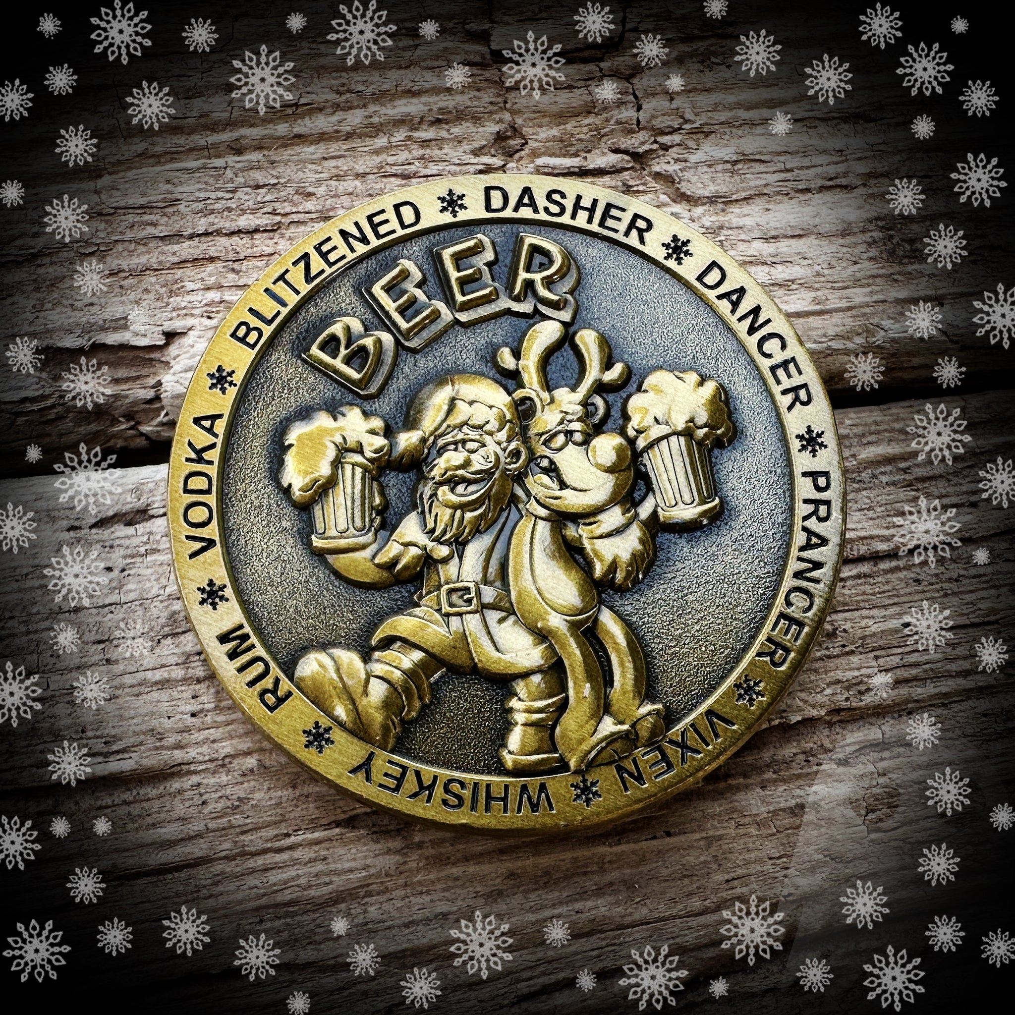 Christmas Drink Decision Coin – GHOST PATCH