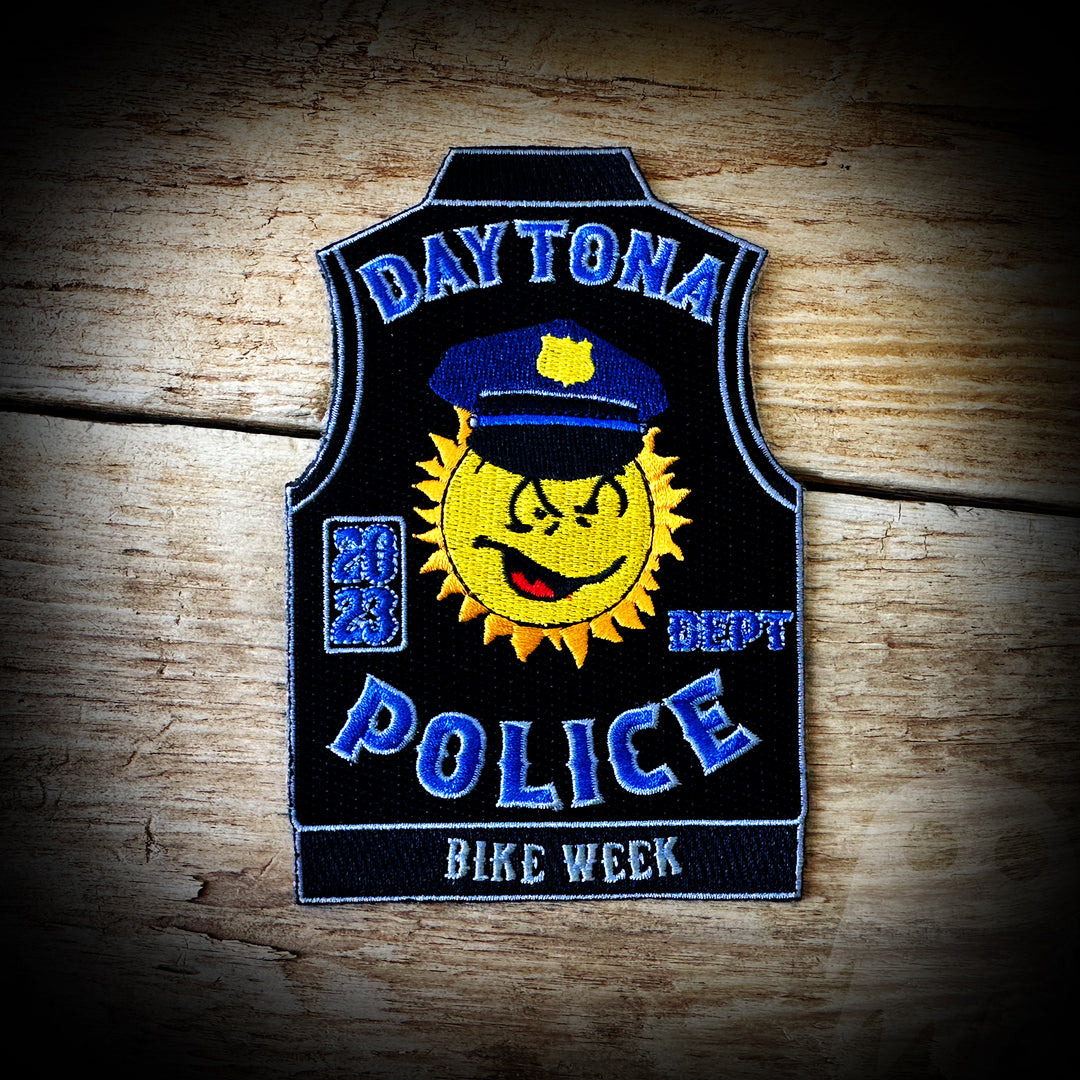 Daytona Beach, FL Police Department 2023 Bike Week Patch - Authentic – GHOST PATCH
