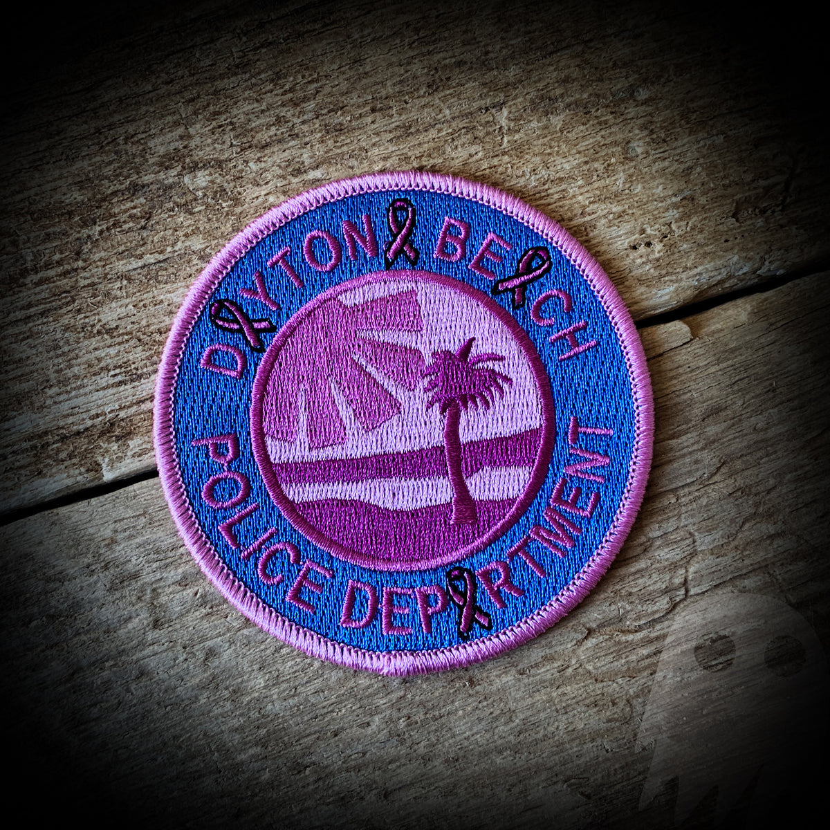 Daytona Beach Police Pink FUNDRAISER patch – GHOST PATCH