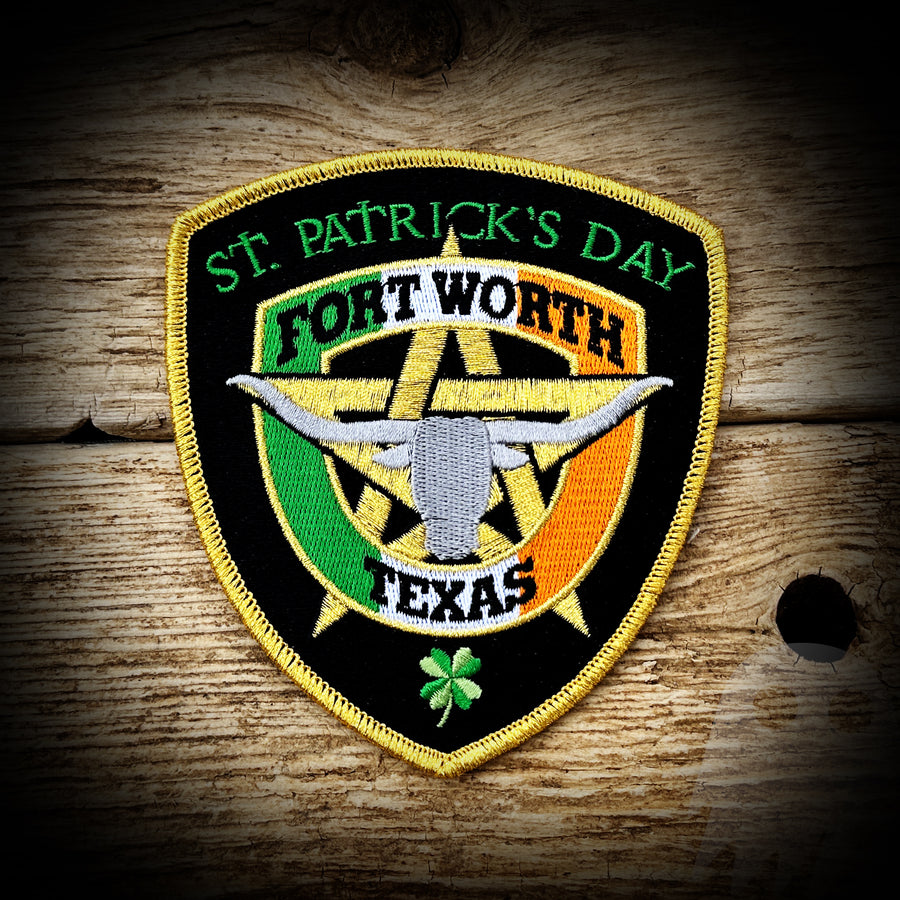 Fort Worth, TX Police Department 2023 St. Patrick's Day Patch - LIMITE – GHOST PATCH