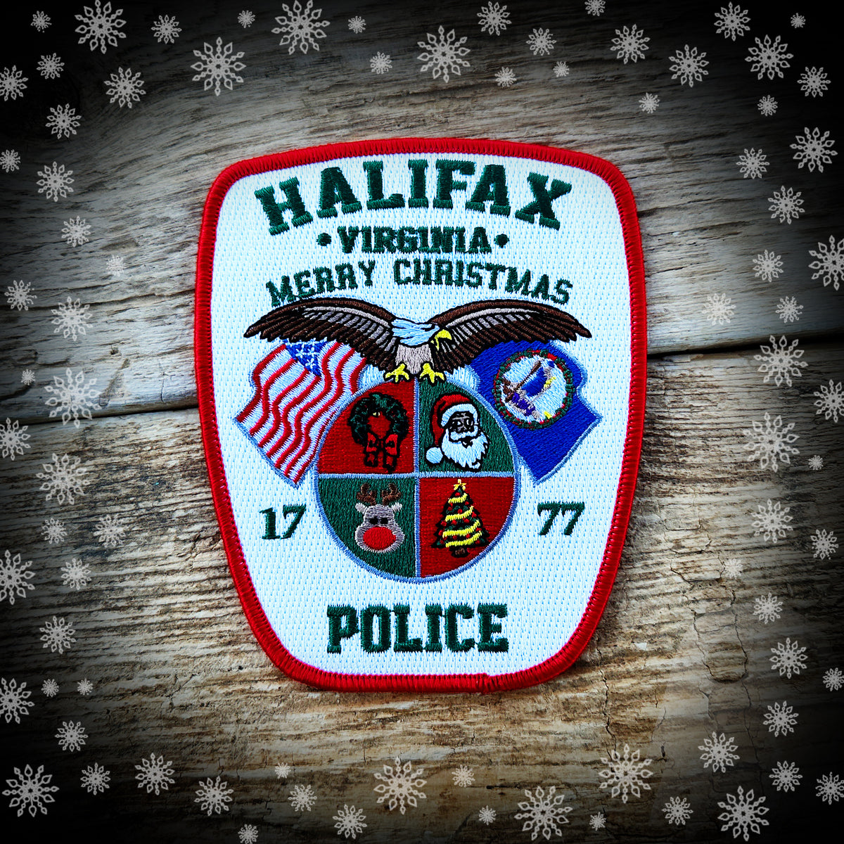 Halifax, VA PD 2022 Christmas Patch - Authentic and limited! – GHOST PATCH