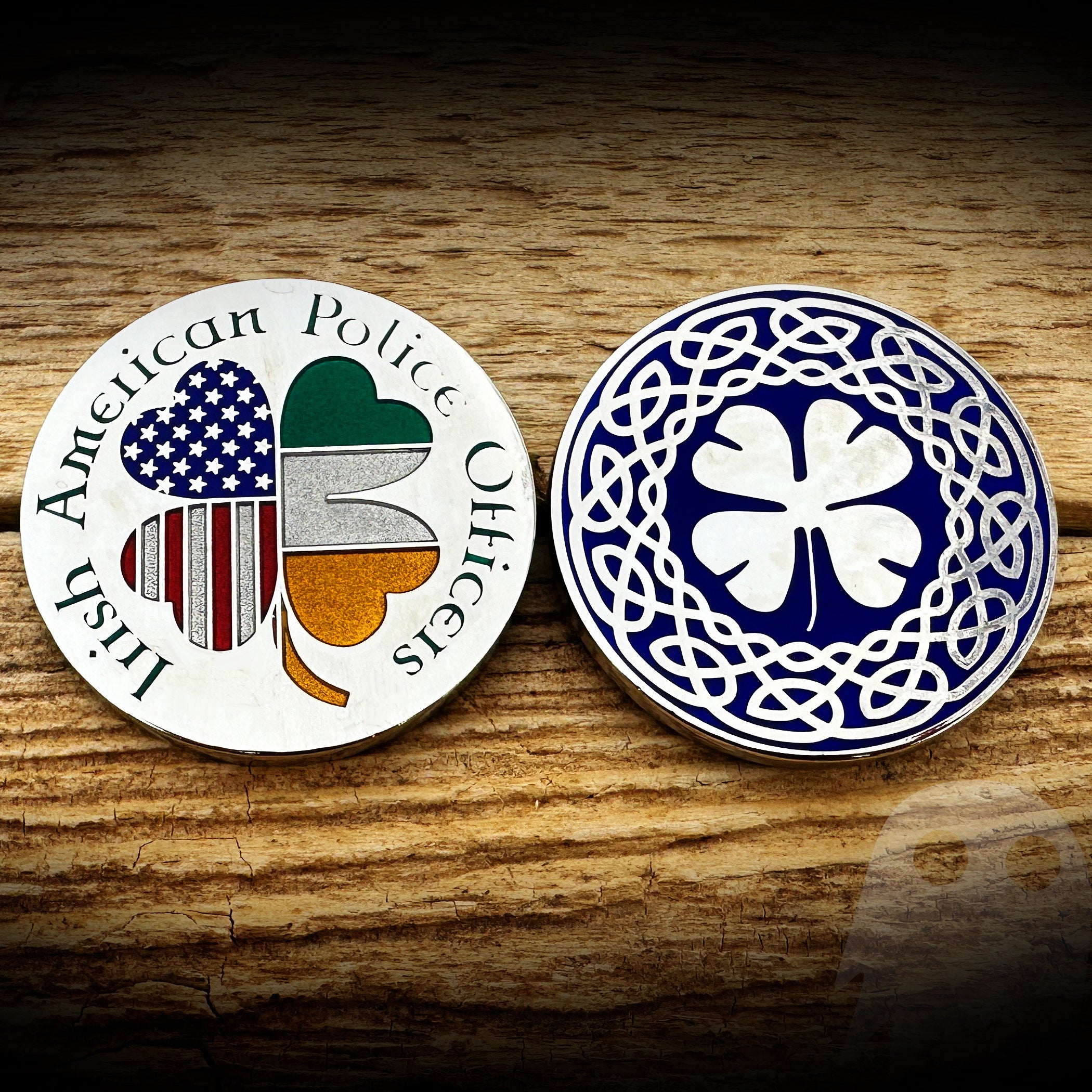 Irish American Police Officer's Coin – GHOST PATCH